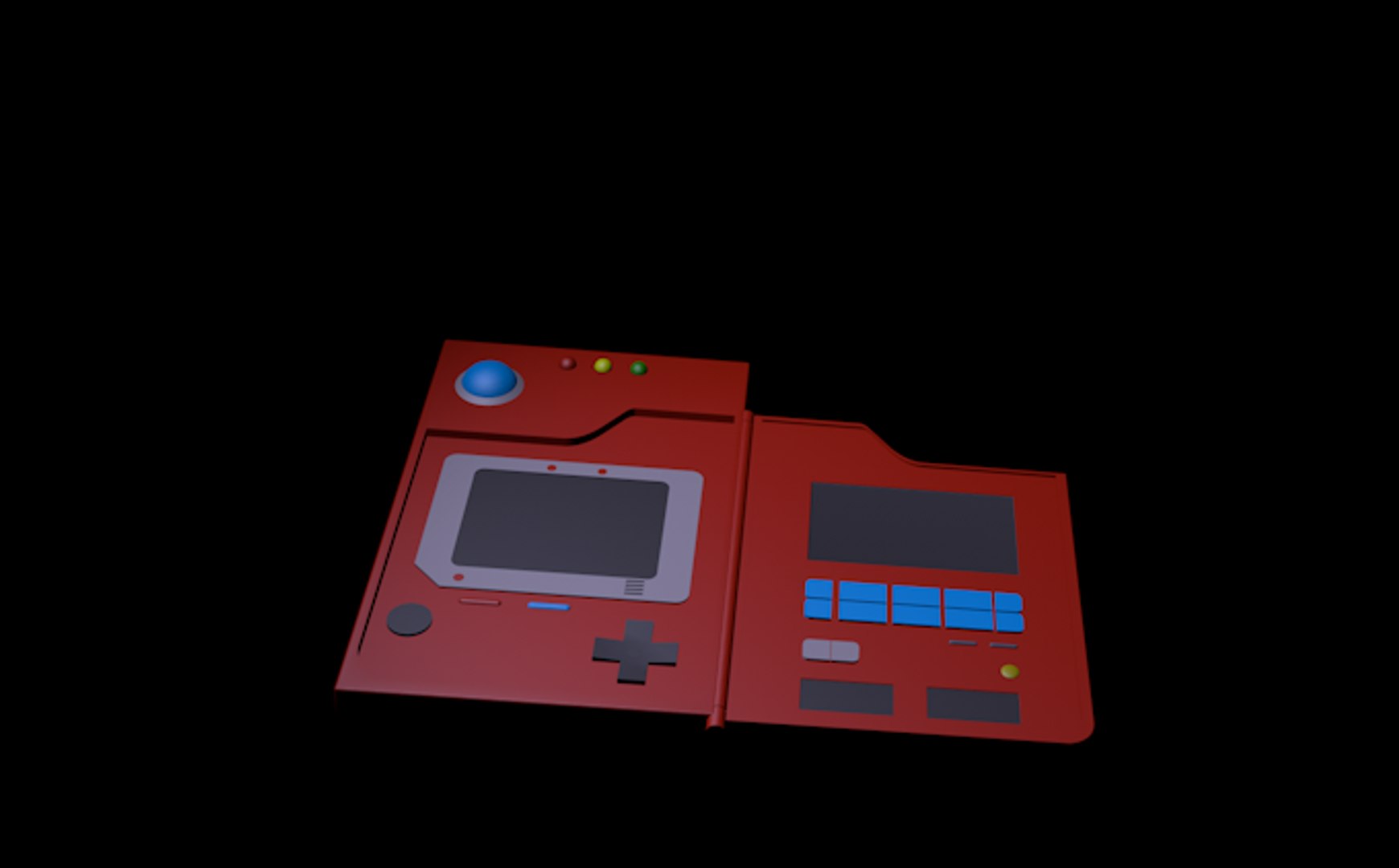 Pokedex Pokemon 3d C4d
