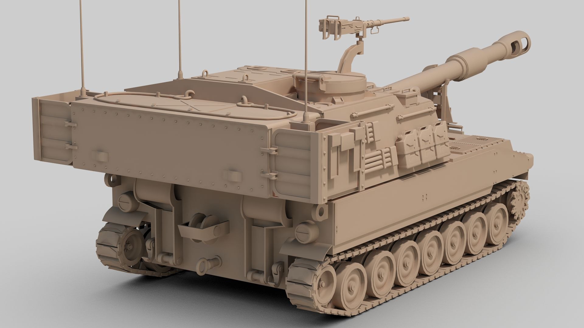 3D M109 Paladin Camo - TurboSquid 2016080