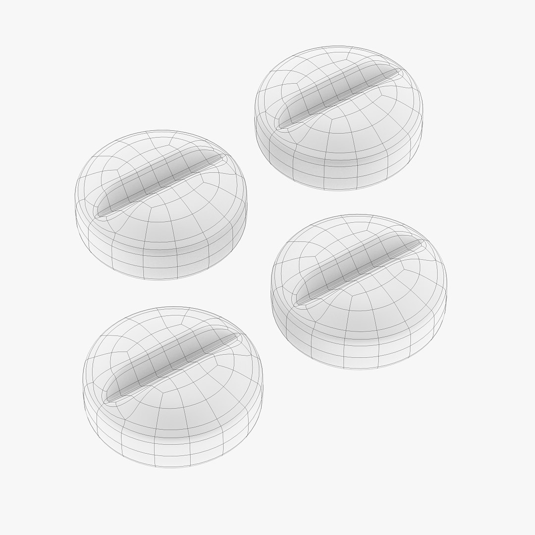 Pill Medication Drugs 3D Model - TurboSquid 1303239