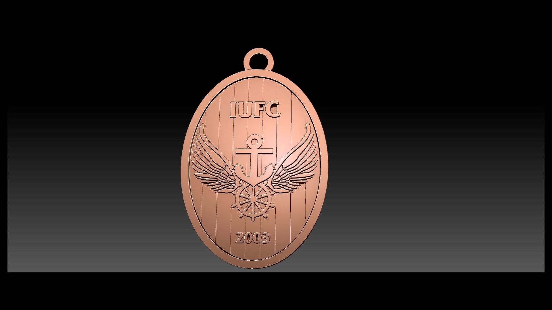 Incheon Logo Shield Printable And Renderable Keychan 3D Model ...