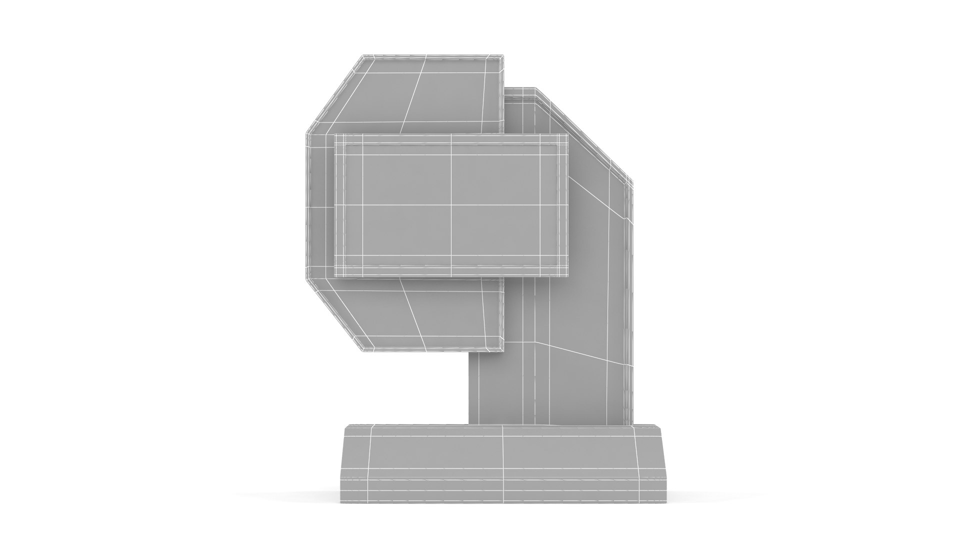 LCD Screen Stand 3D Model - TurboSquid 1947695