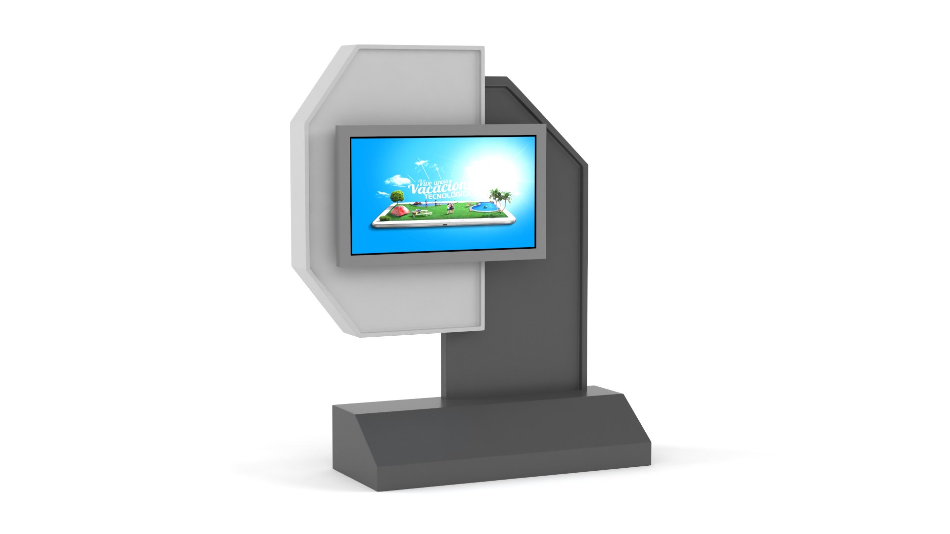 LCD Screen Stand 3D Model - TurboSquid 1947695