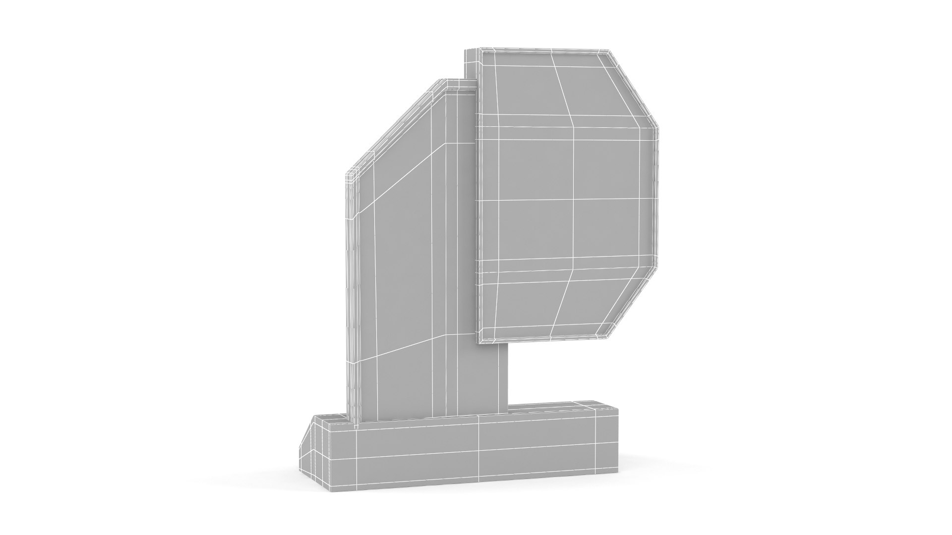 LCD Screen Stand 3D Model - TurboSquid 1947695