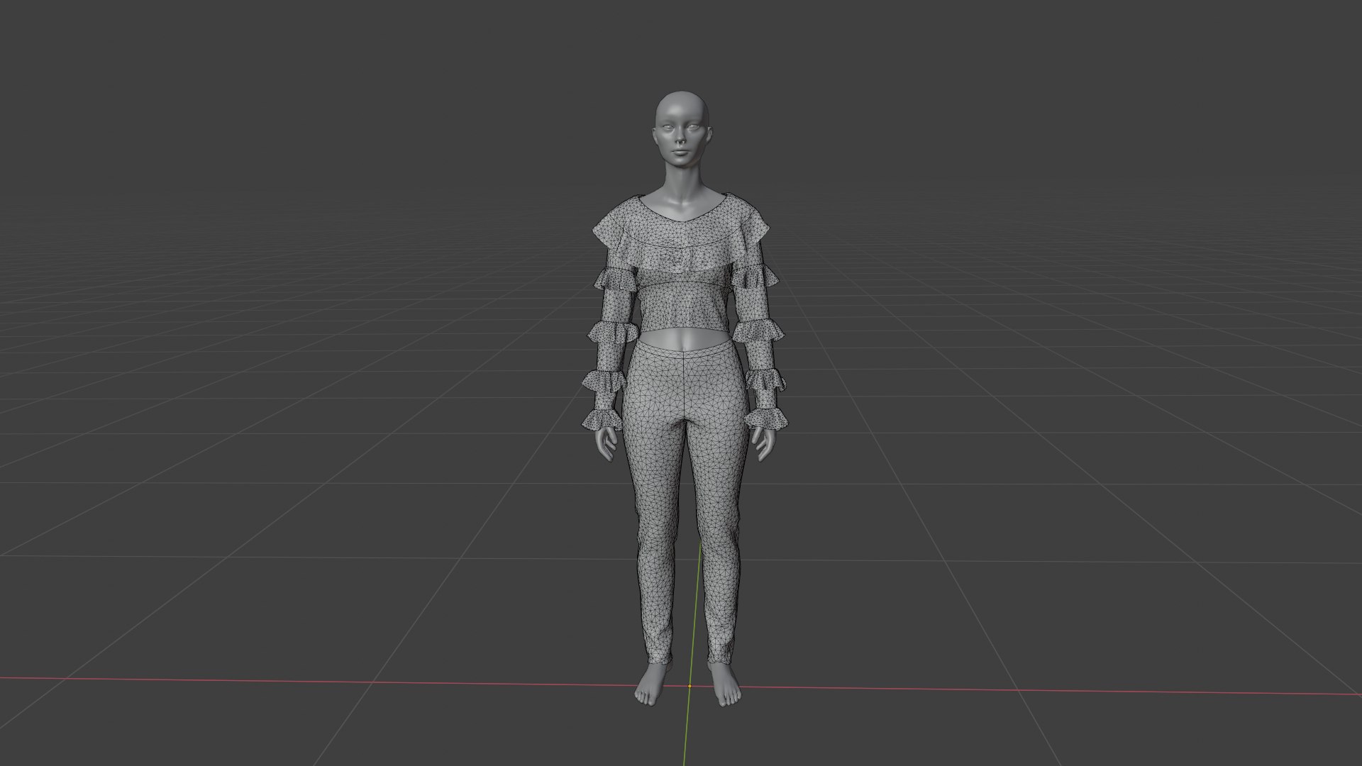 Womens Dress - Female Outfit Clothes 3D Model - TurboSquid 2007921