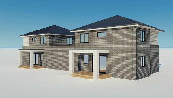 modelo 3d Casa de dos pisos 2 - TurboSquid 1598021