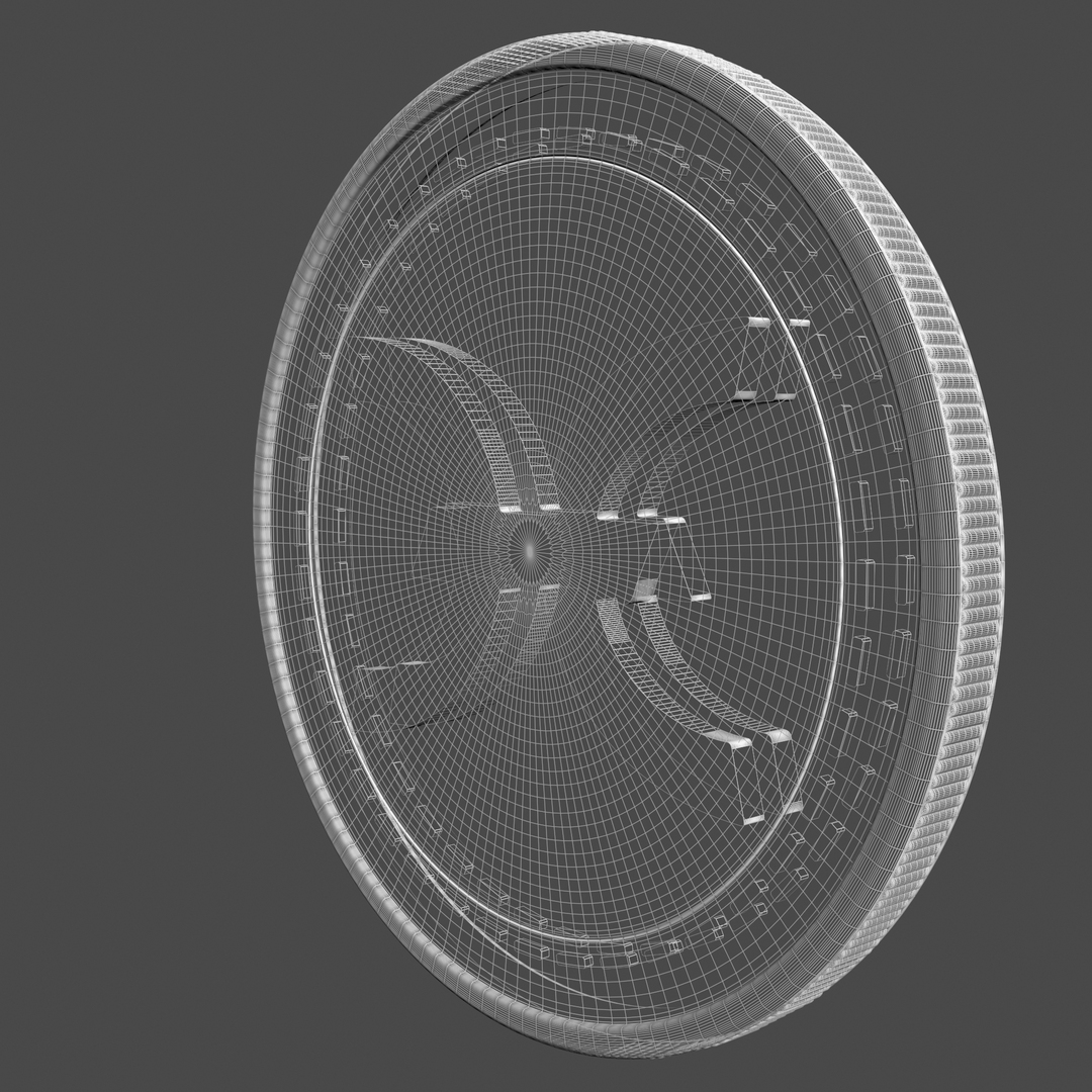 Holo Cryptocurrency Gold Coin 3D model - TurboSquid 1856784