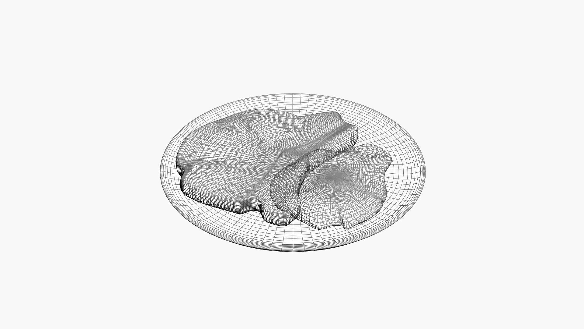Pork Chop In Dish 3D - TurboSquid 2213204