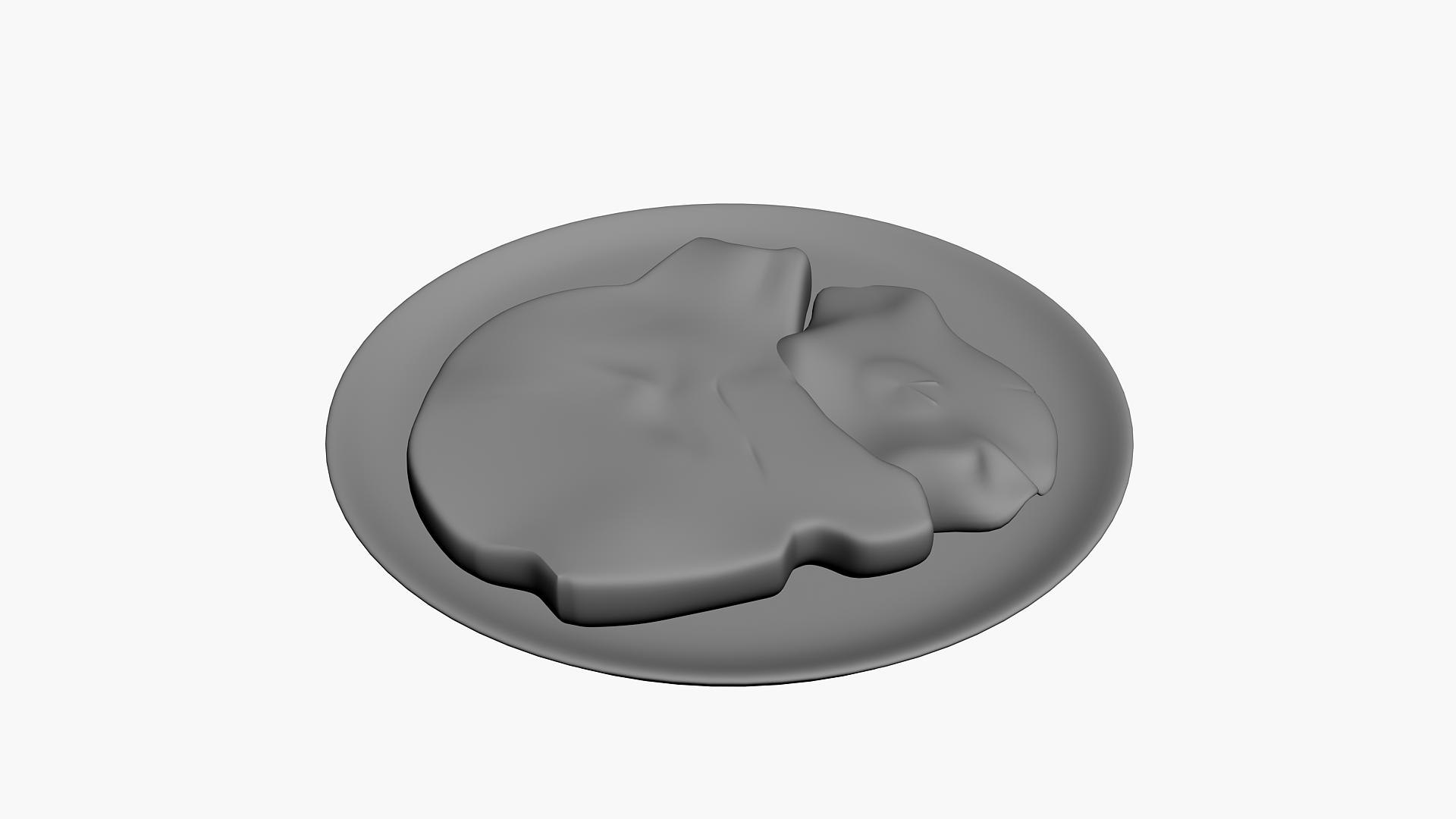 Pork Chop In Dish 3D - TurboSquid 2213204