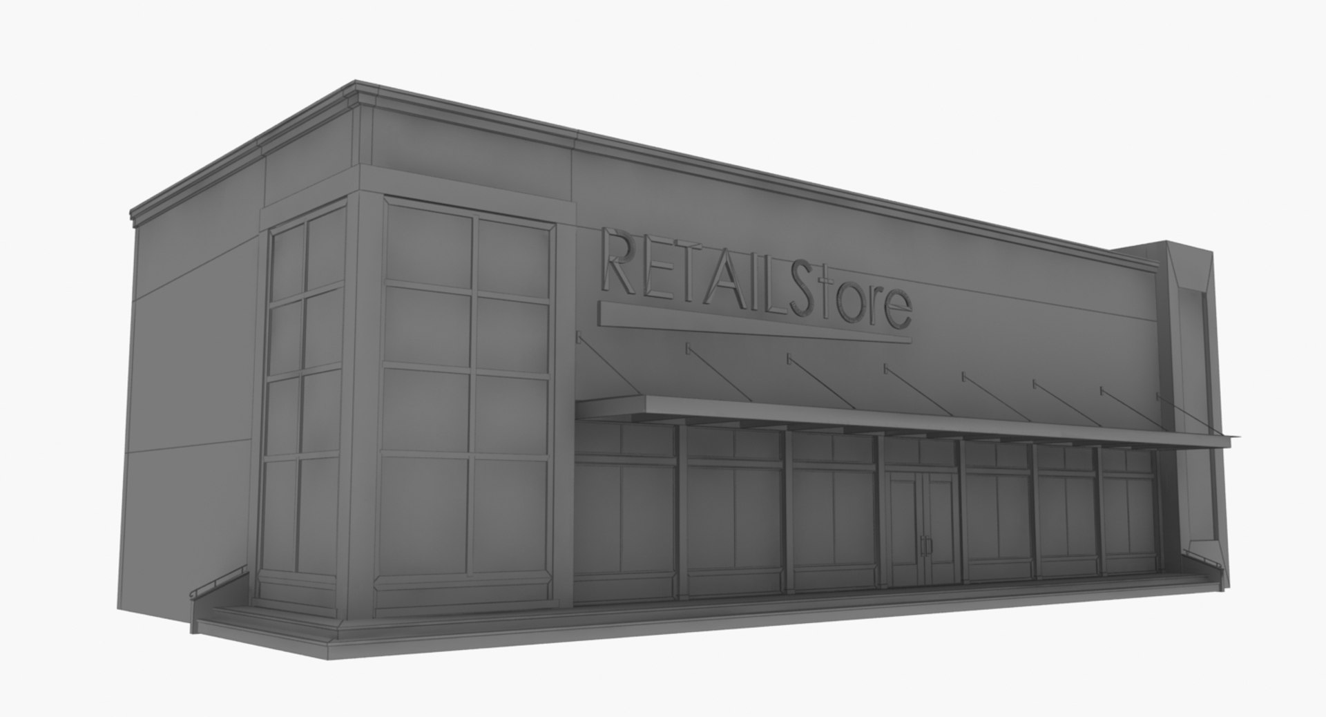 Retail Store 3D - TurboSquid 1350515