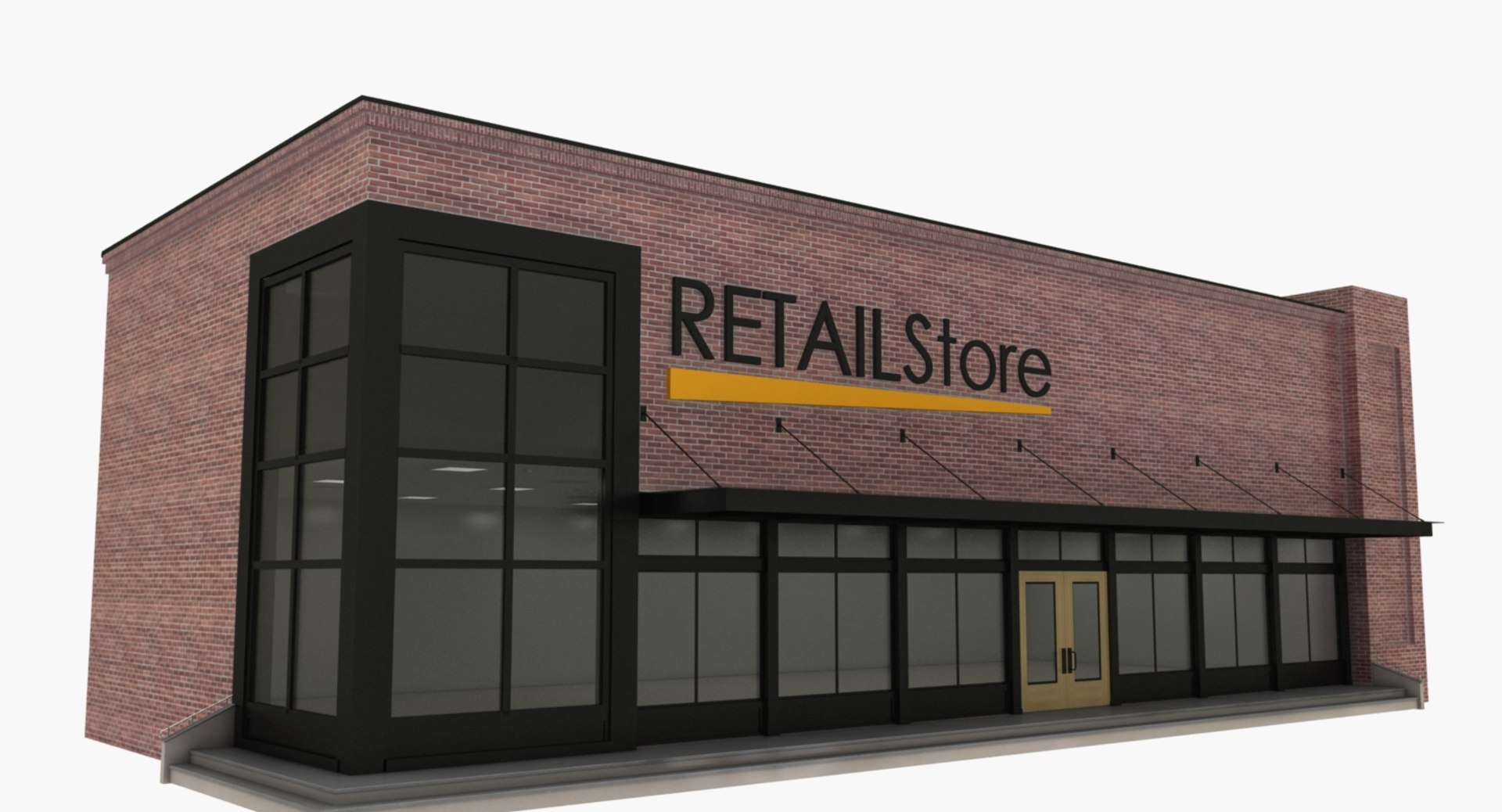 Retail Store 3D - TurboSquid 1350515