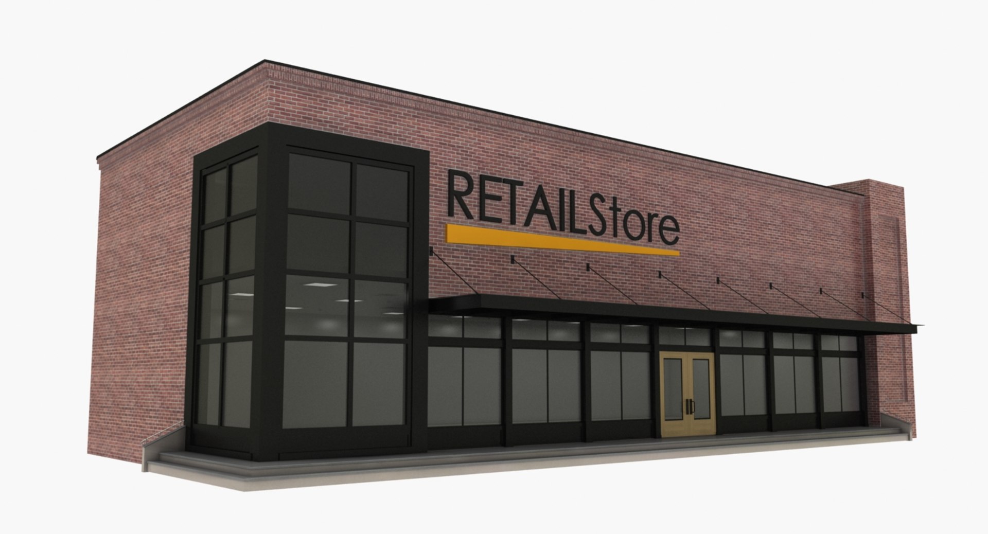 Retail Store 3D - TurboSquid 1350515