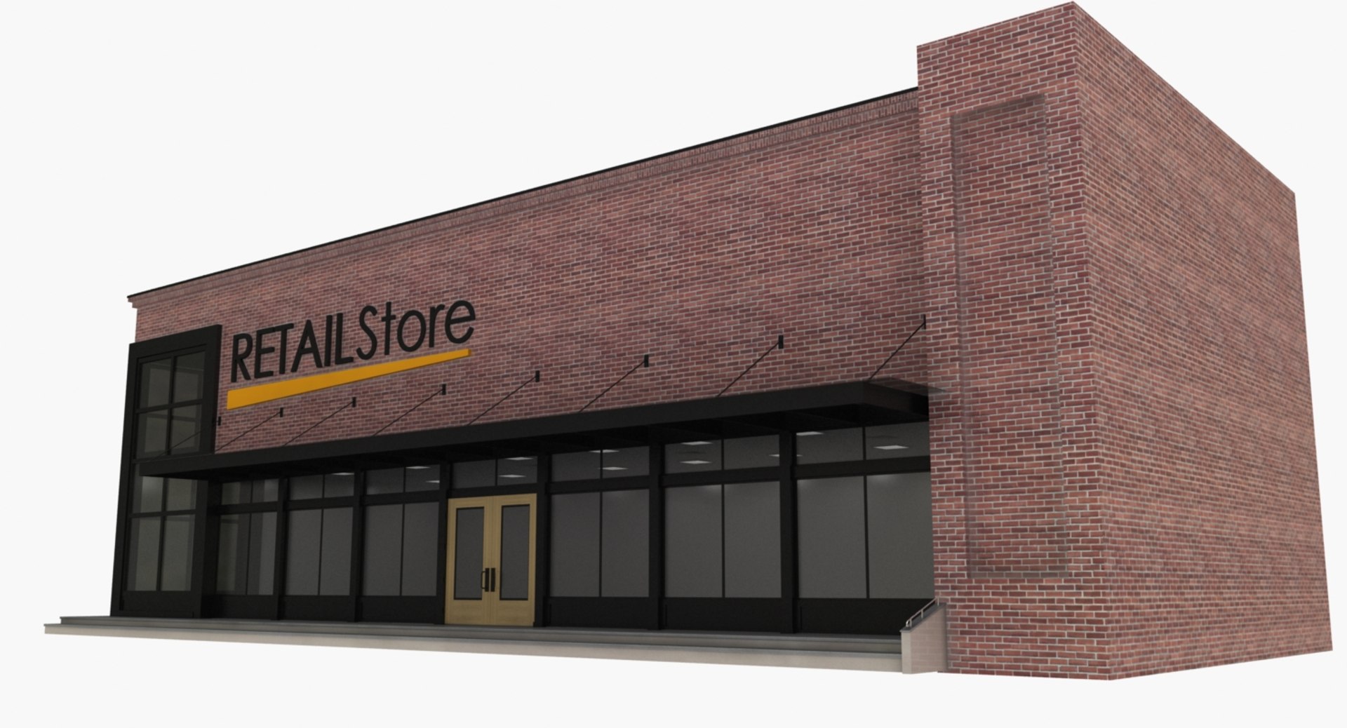 Retail Store 3D - TurboSquid 1350515