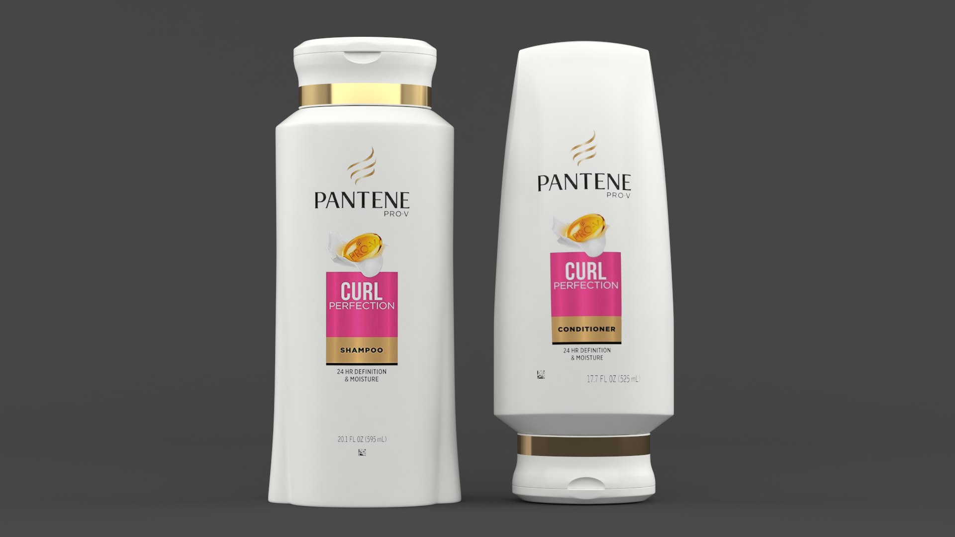 3D Pantene Shampoo And Conditioner Model - TurboSquid 1873270
