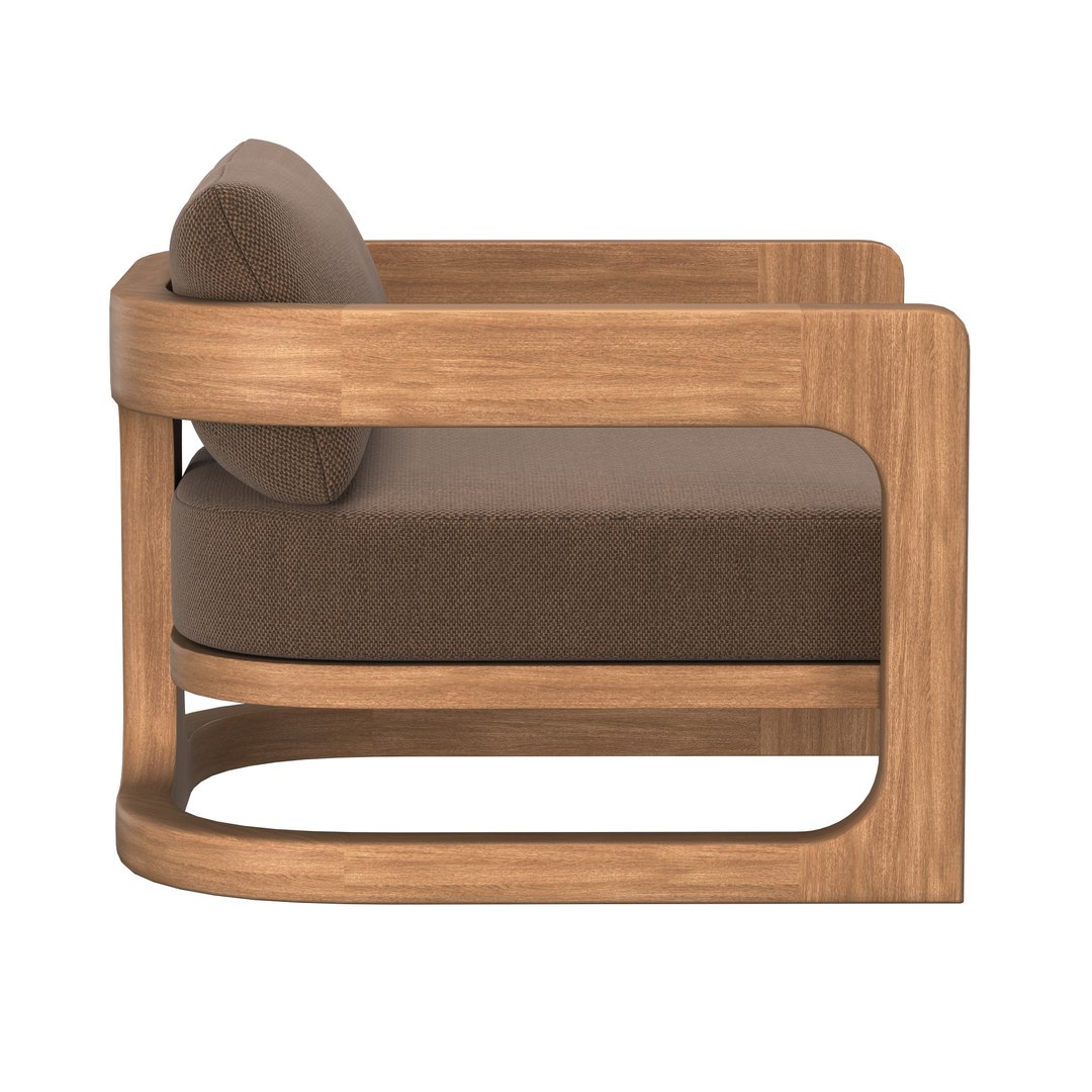 CASSALE LOUNGE CHAIR WITH CUSHION INSERTS 3D Model - TurboSquid 1935678