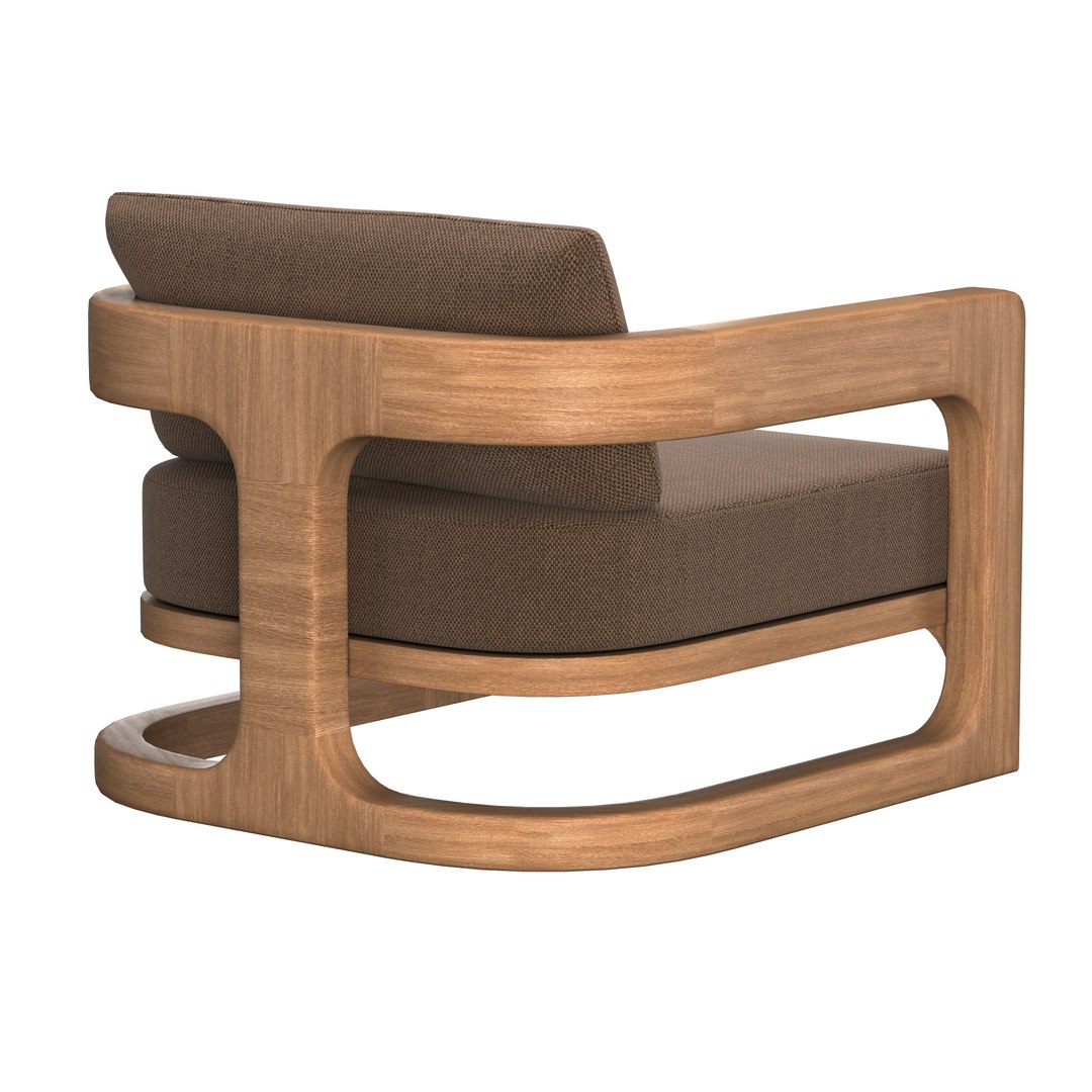 CASSALE LOUNGE CHAIR WITH CUSHION INSERTS 3D Model - TurboSquid 1935678