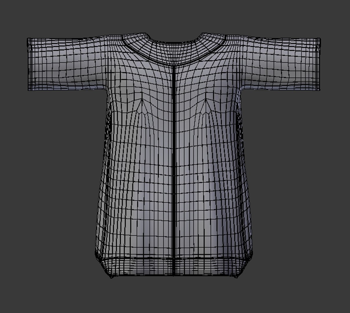 3d Model Of Sweater Blue