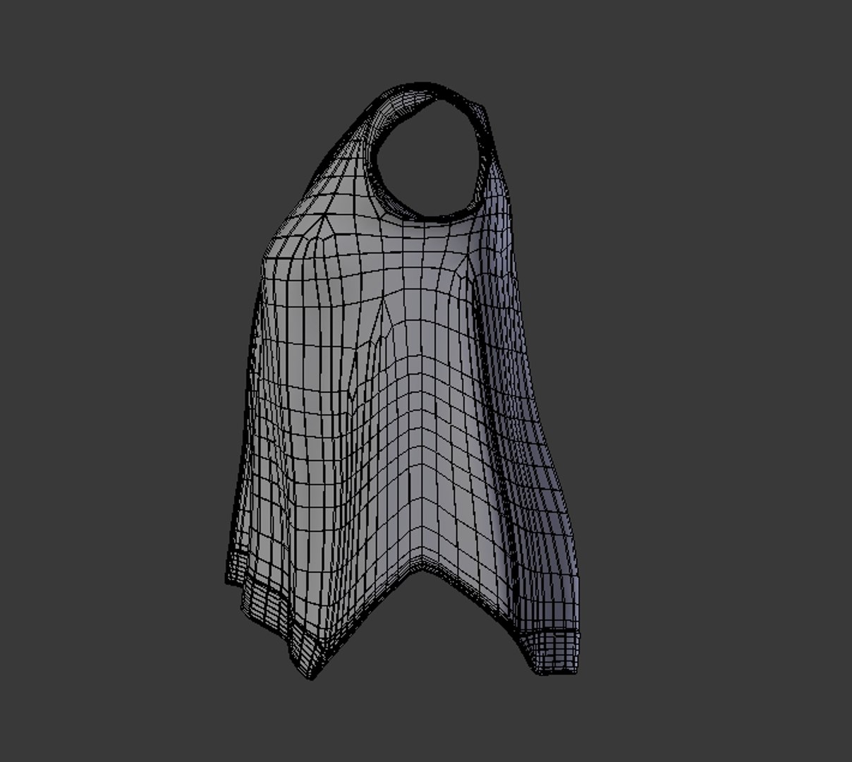 3d Model Of Sweater Blue