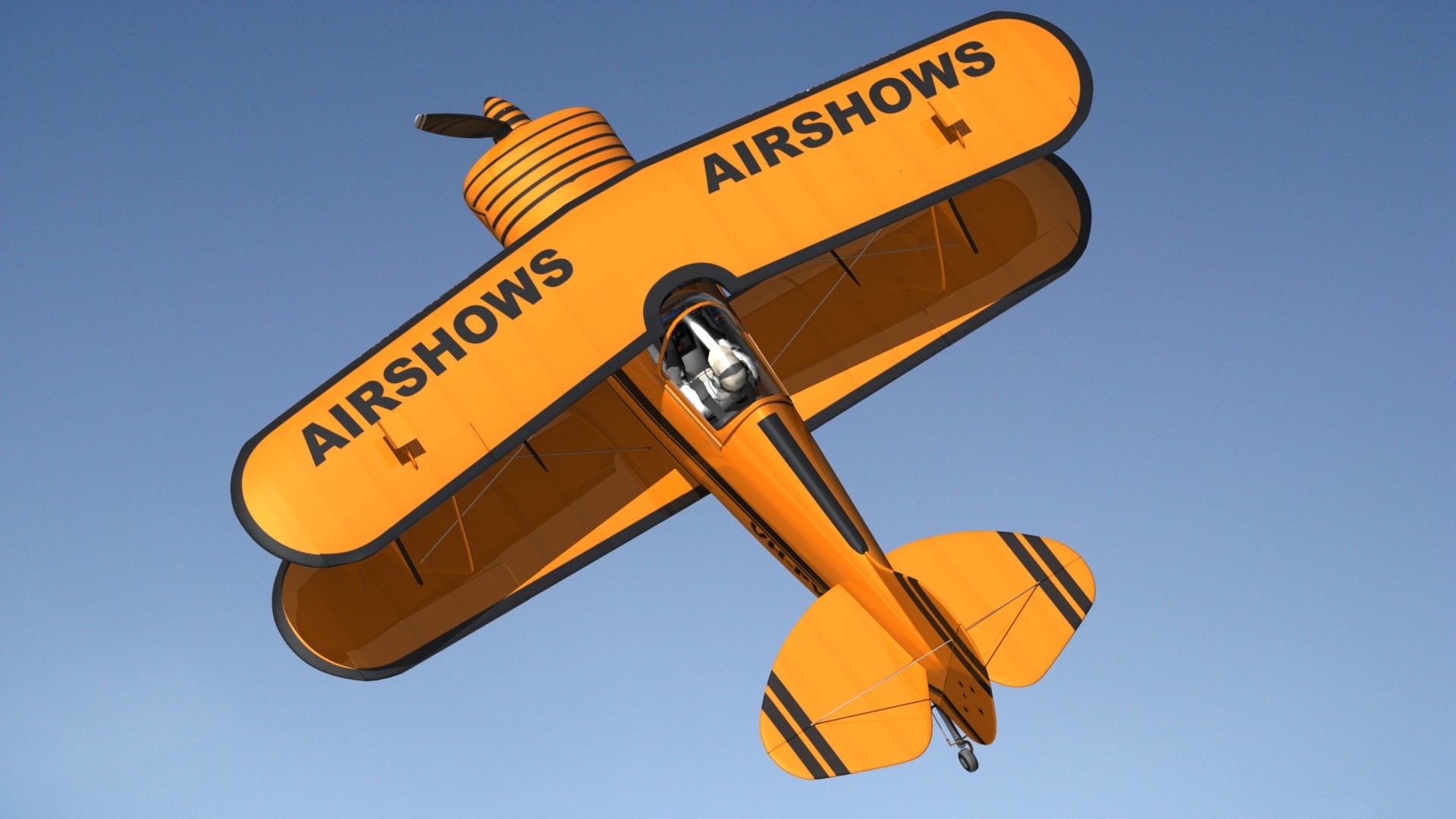 3D Pitts S1 Special Orange - TurboSquid 1995315