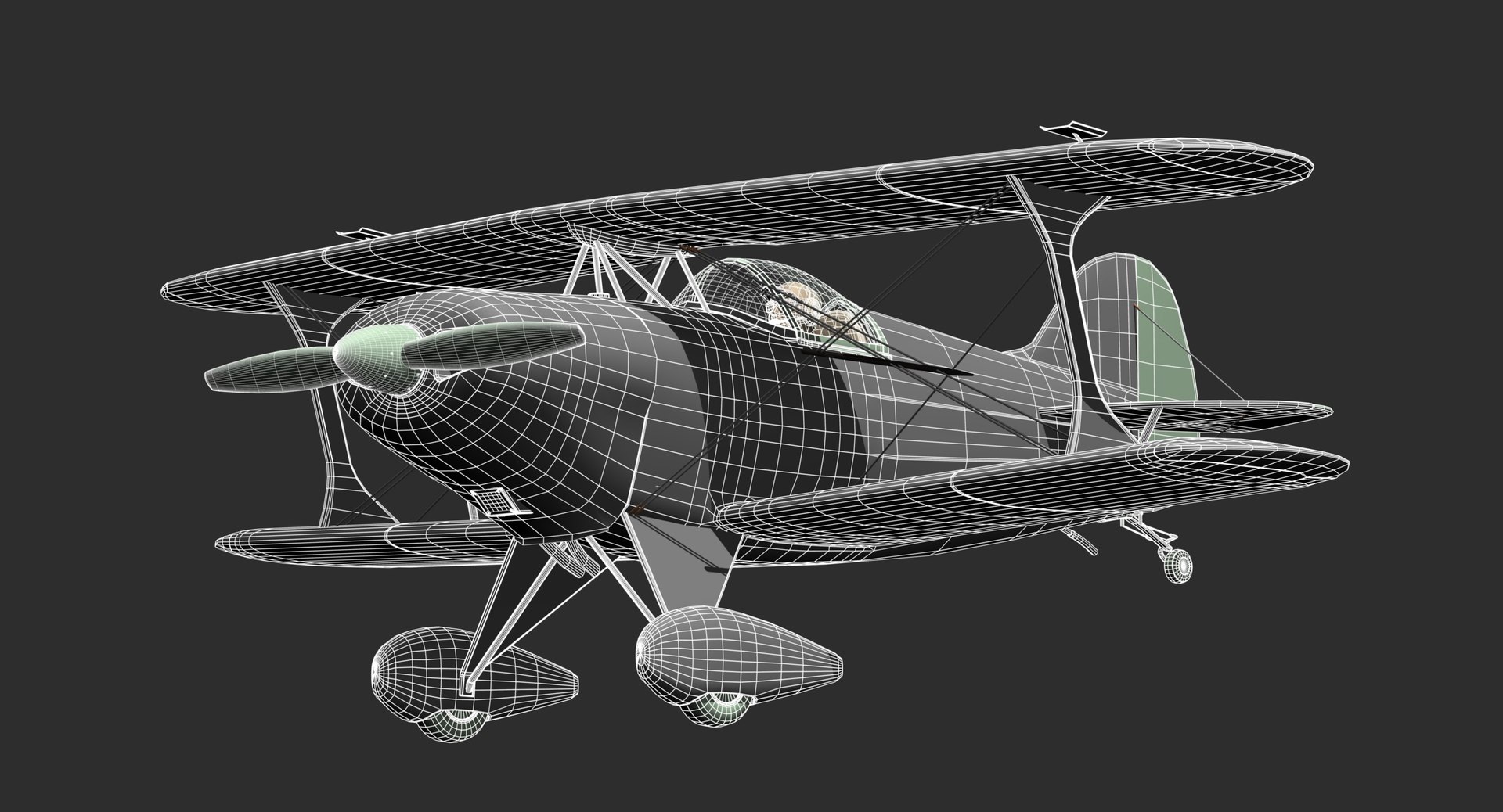 3D Pitts S1 Special Orange - TurboSquid 1995315