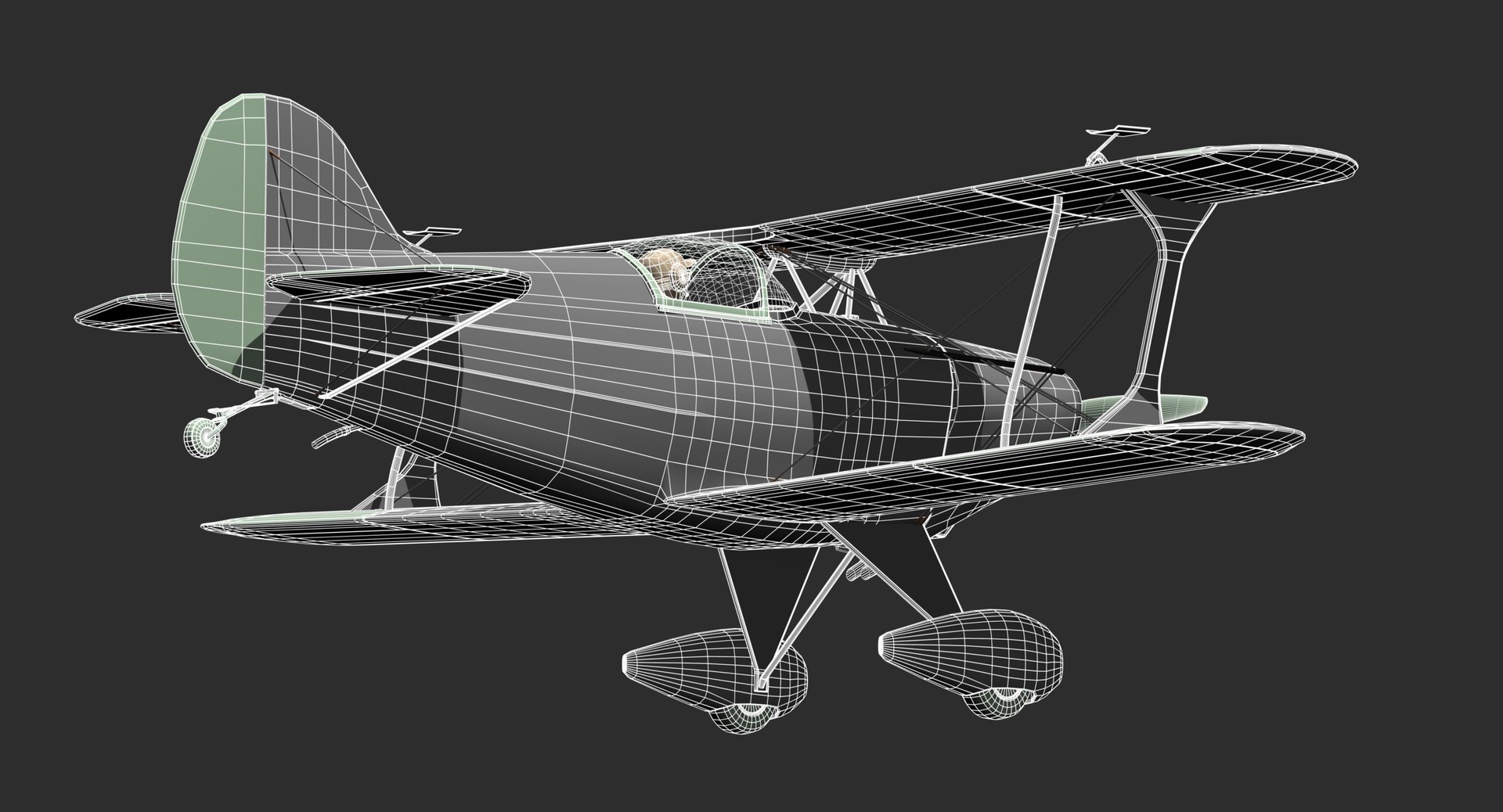 3D Pitts S1 Special Orange - TurboSquid 1995315