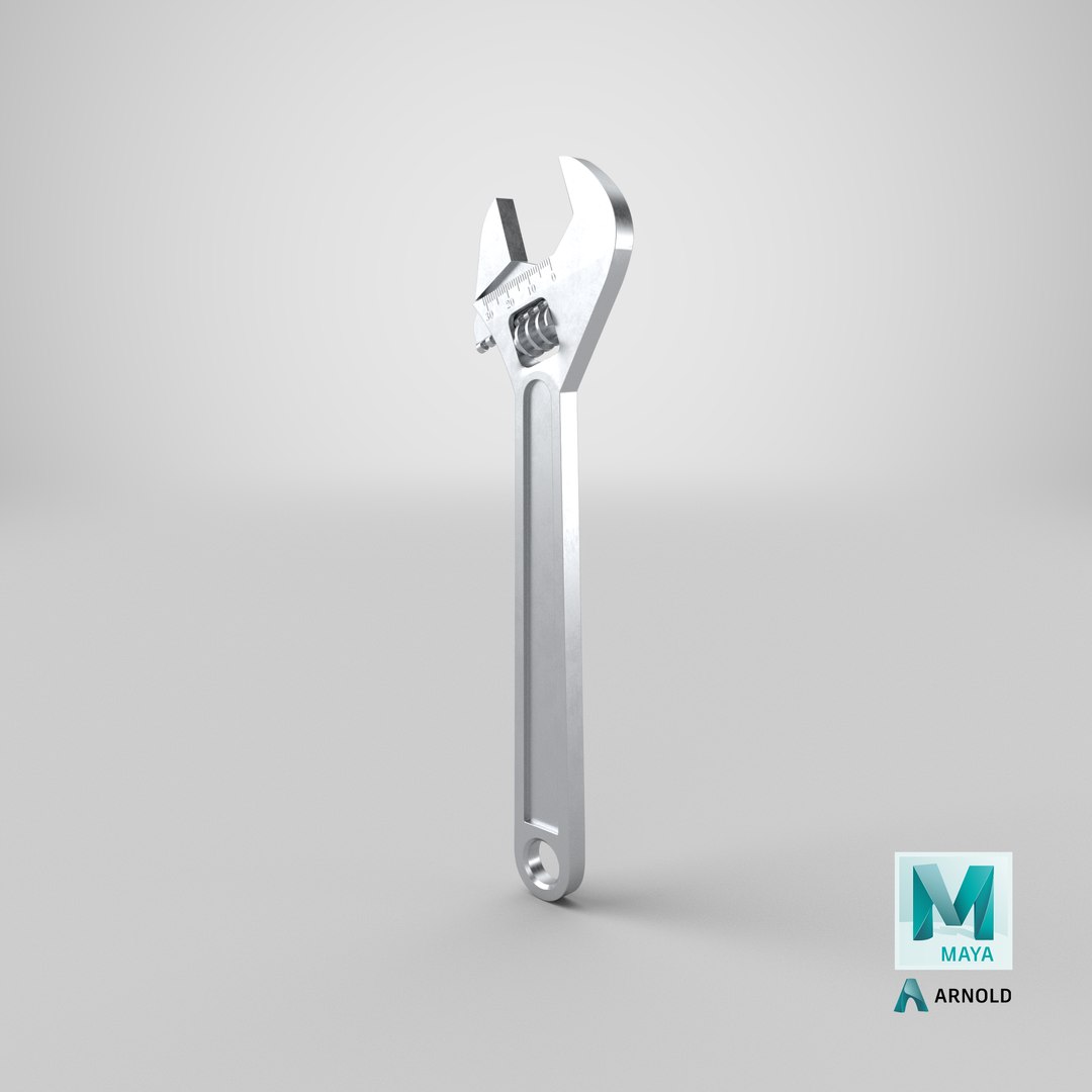 3D Crescent Wrench Model - TurboSquid 1791916
