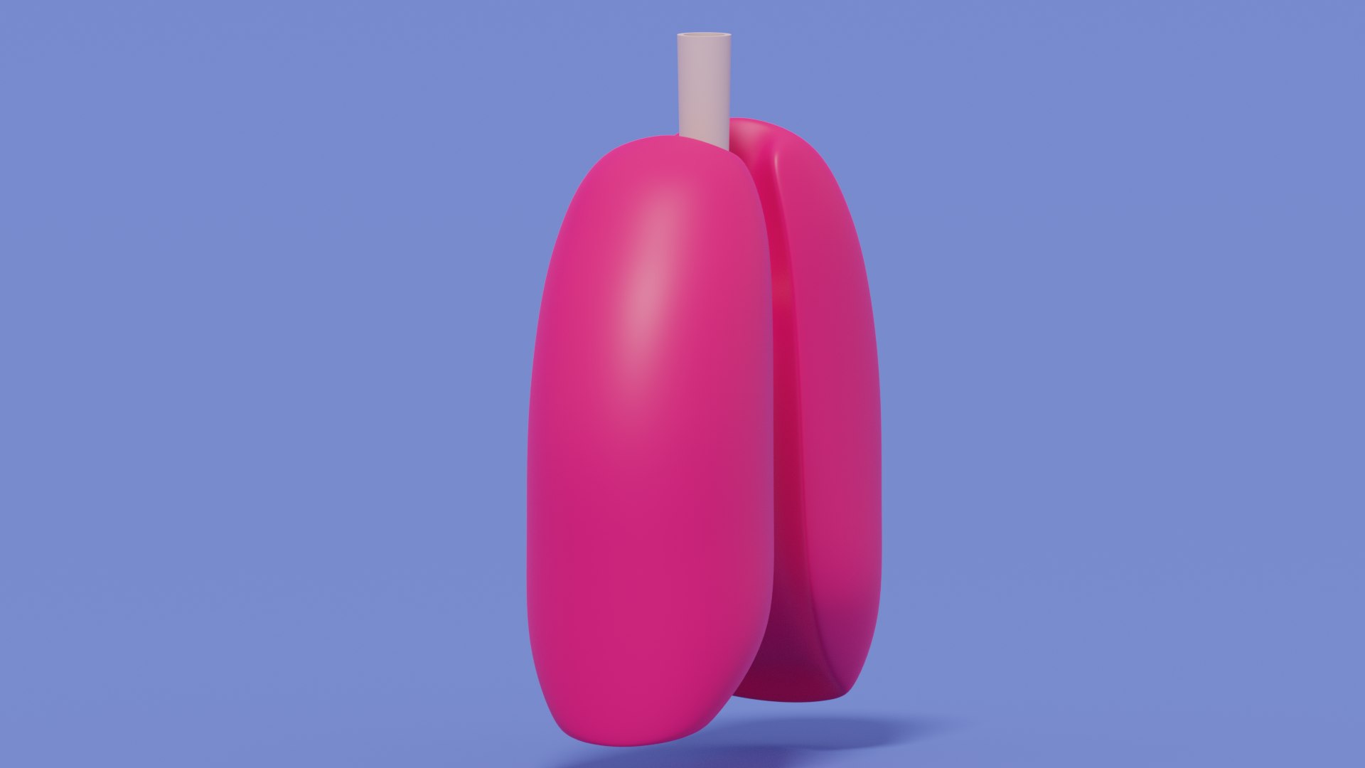 Cartoon Lungs Stylized 3D Model - TurboSquid 2514224