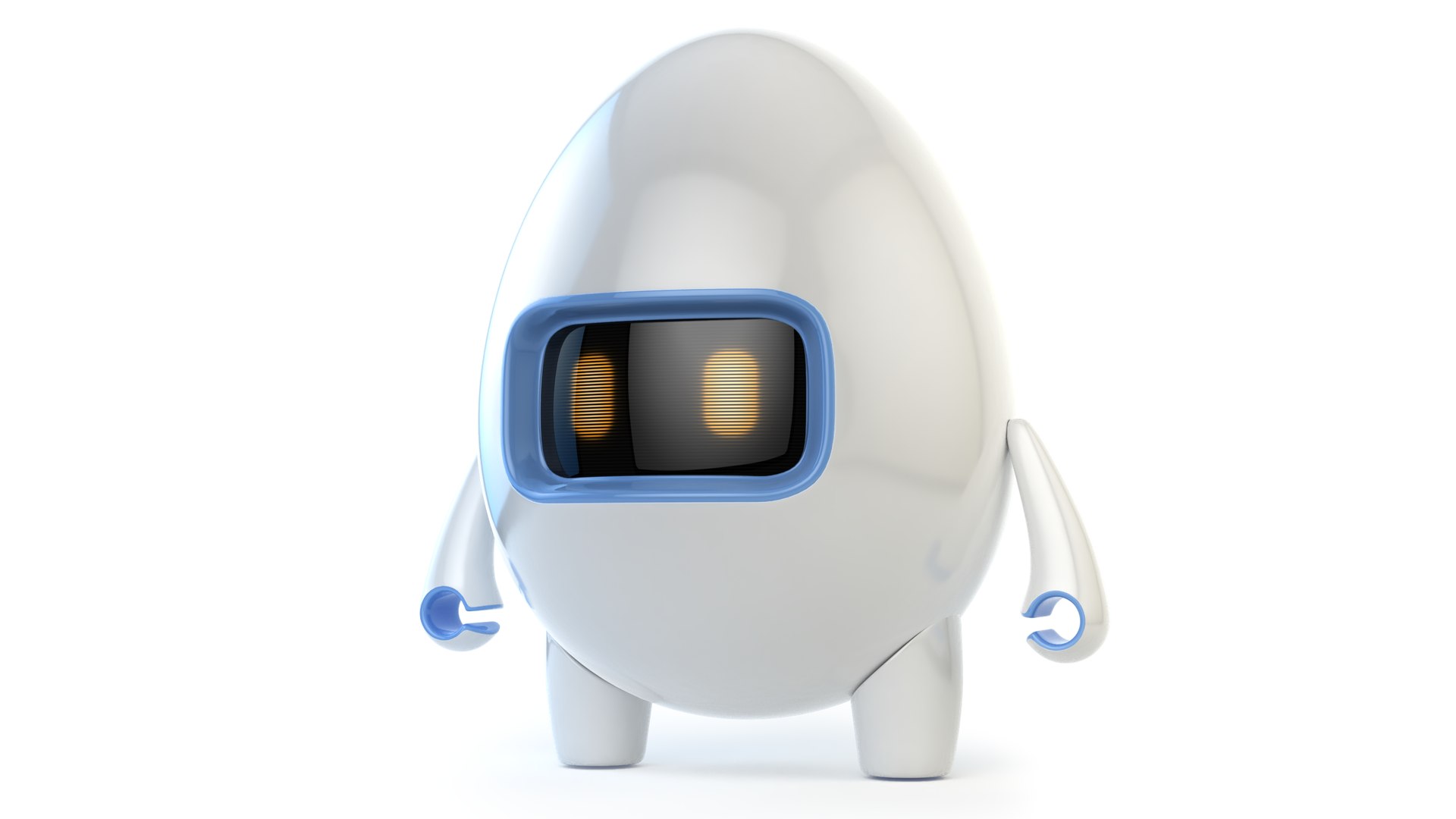 3D Robot Egg Model - TurboSquid 1589434