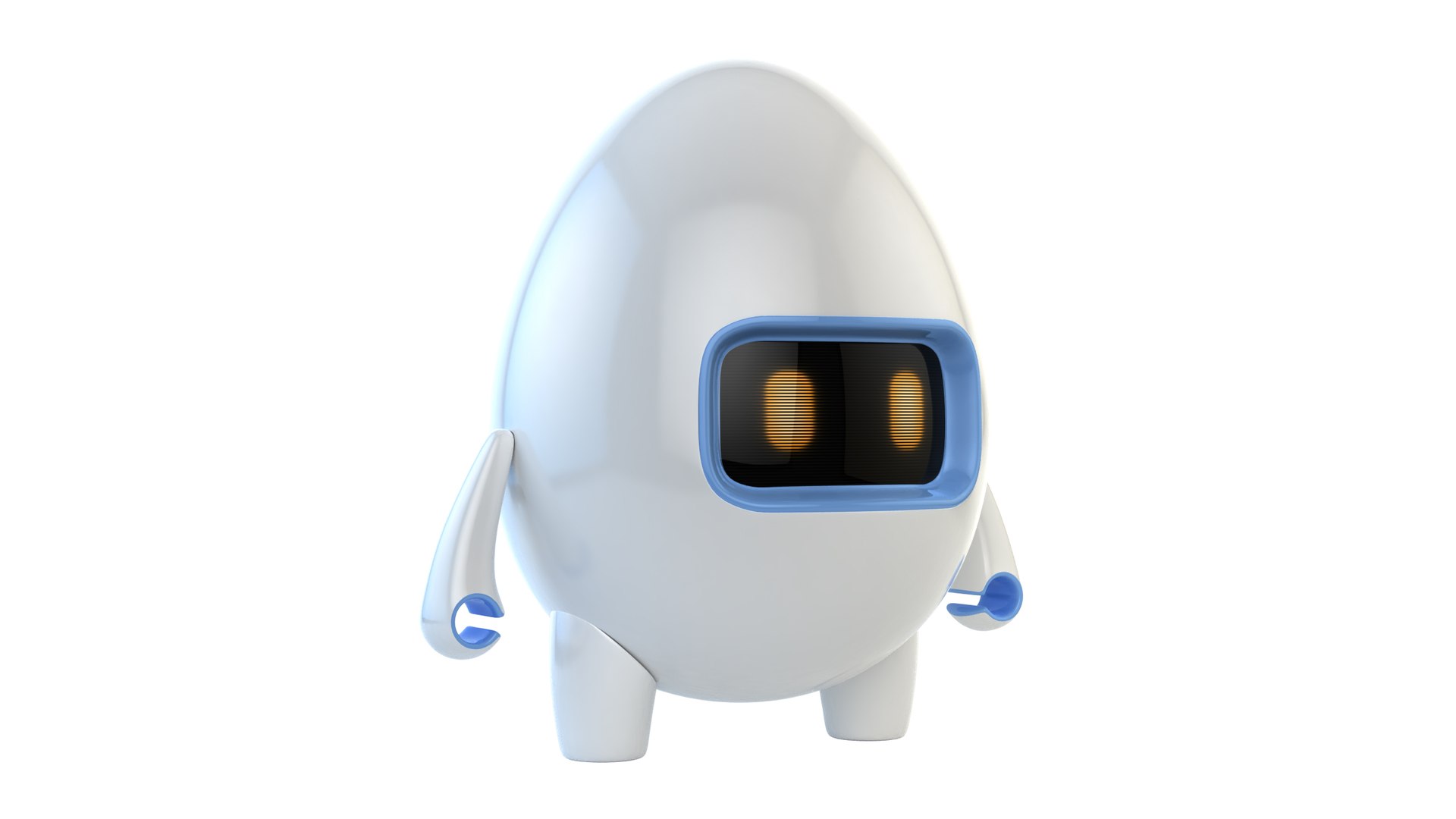 3D Robot Egg Model - TurboSquid 1589434