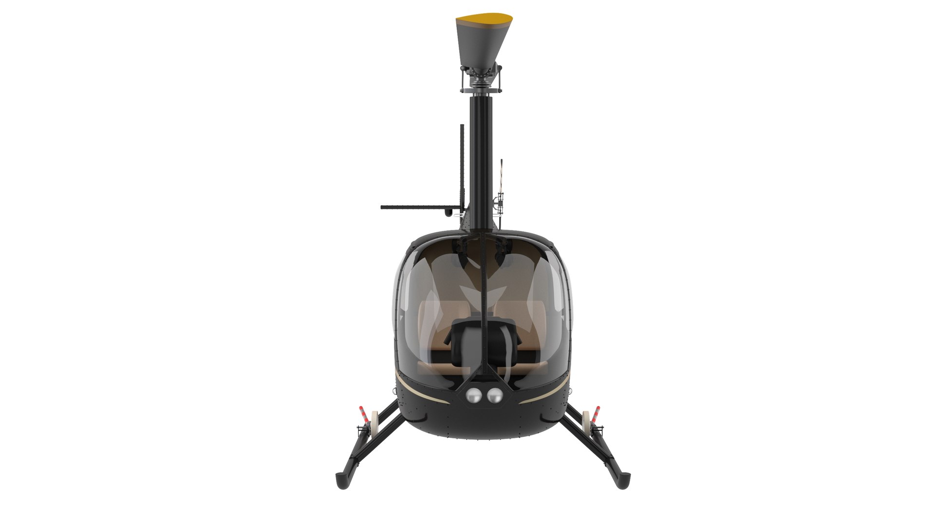 Helicopter Robinson R44 3D Model - TurboSquid 2020522