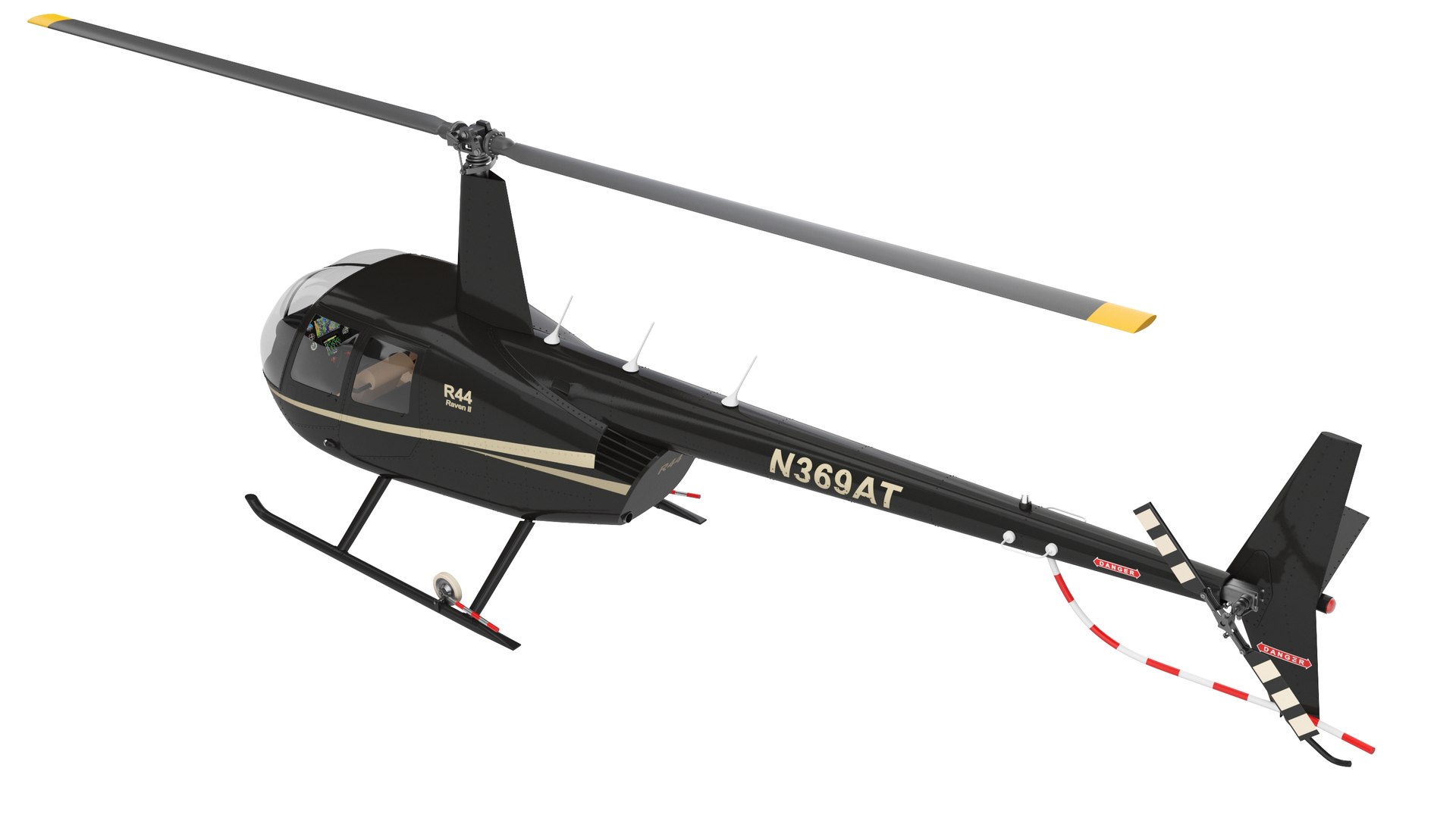 Helicopter Robinson R44 3D Model - TurboSquid 2020522