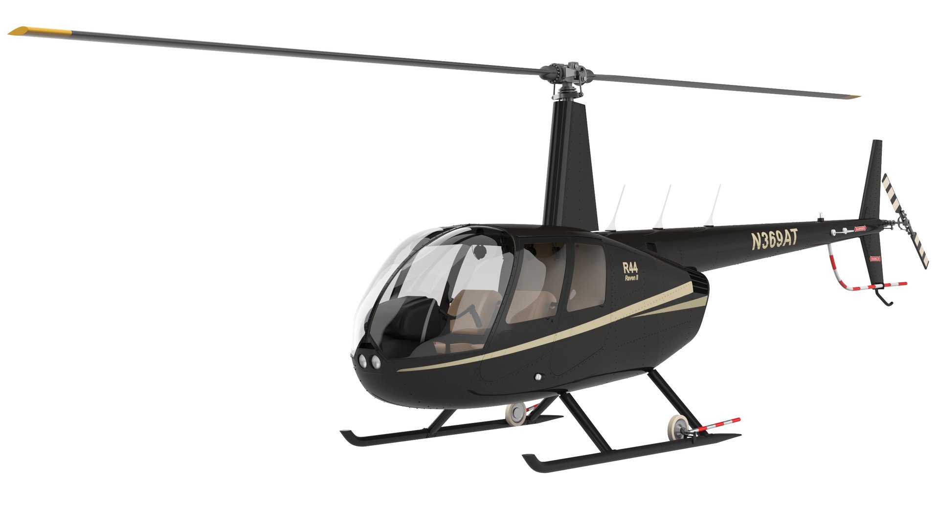 Helicopter Robinson R44 3D Model - TurboSquid 2020522