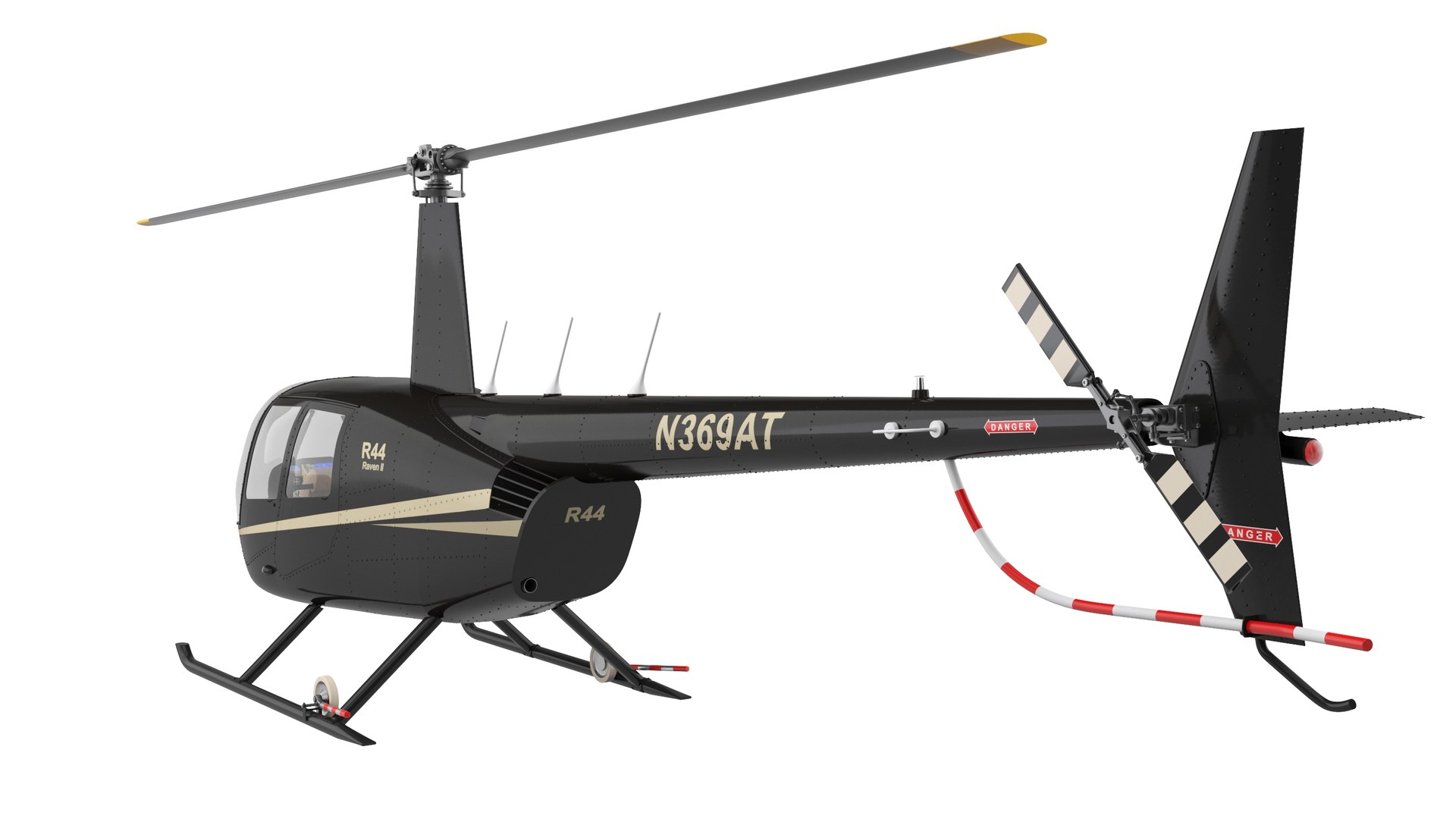 Helicopter Robinson R44 3D Model - TurboSquid 2020522