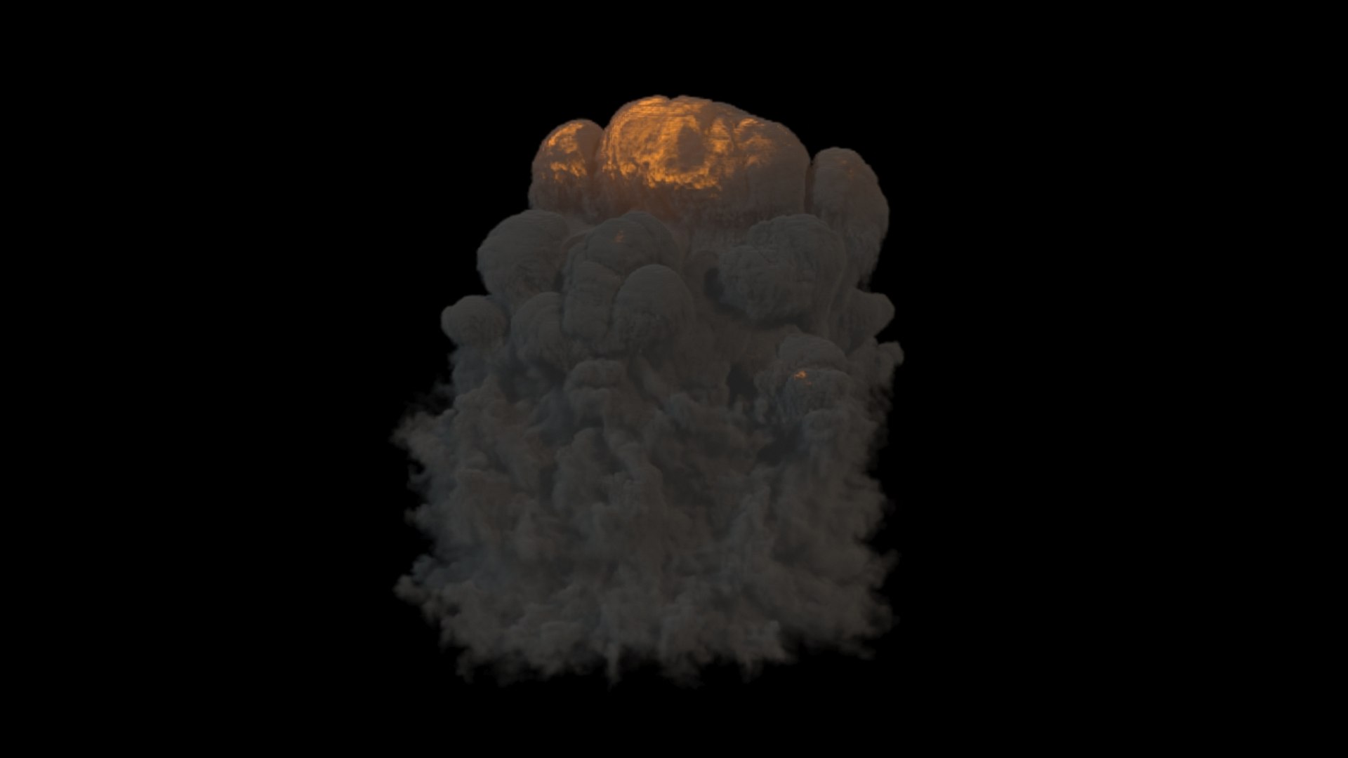 large scale explosion fumefx 3d max