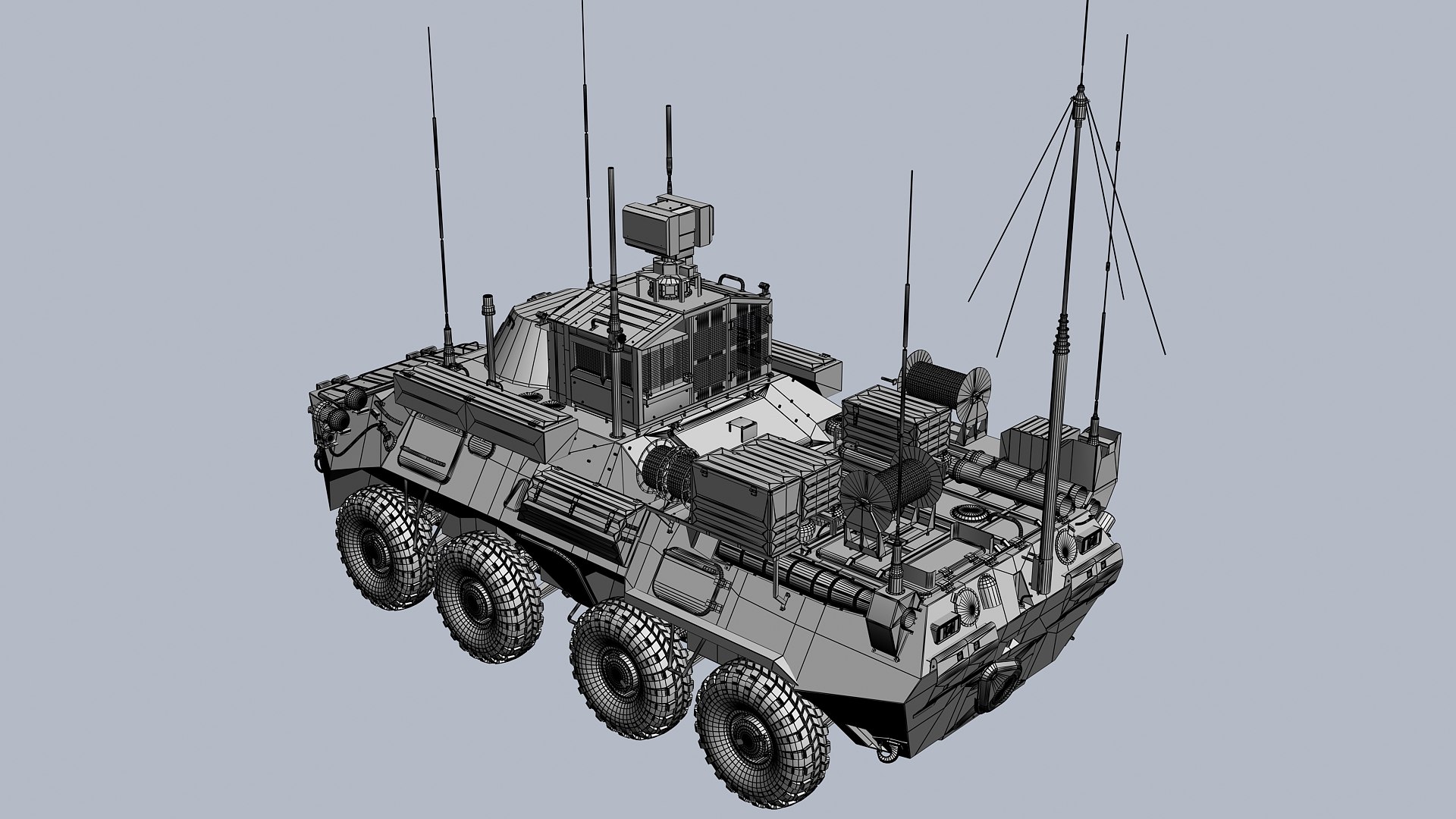 R-149MA1 Unified Command And Staff Vehicle 3D Model - TurboSquid 2197136