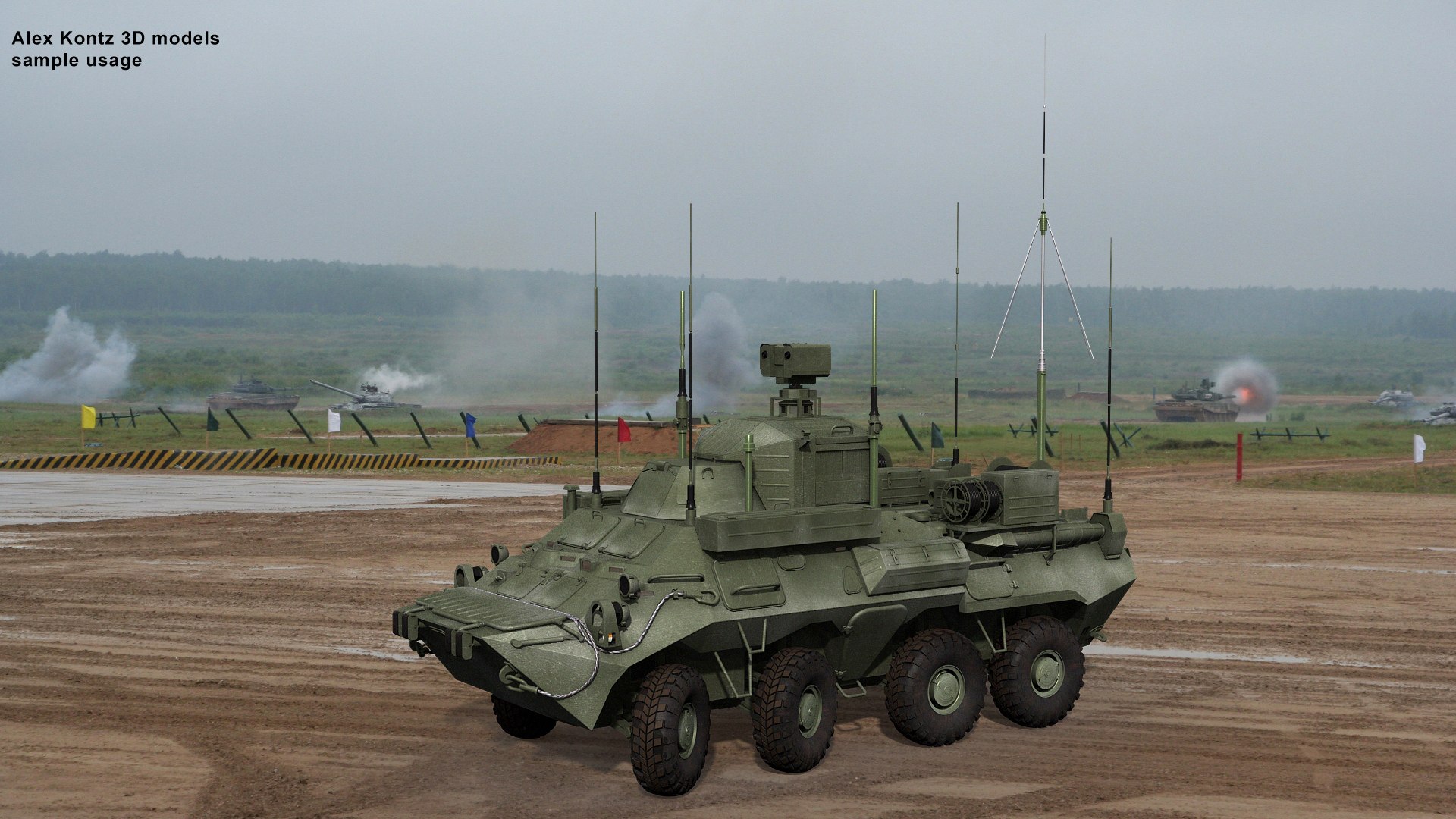 R-149MA1 Unified Command And Staff Vehicle 3D Model - TurboSquid 2197136