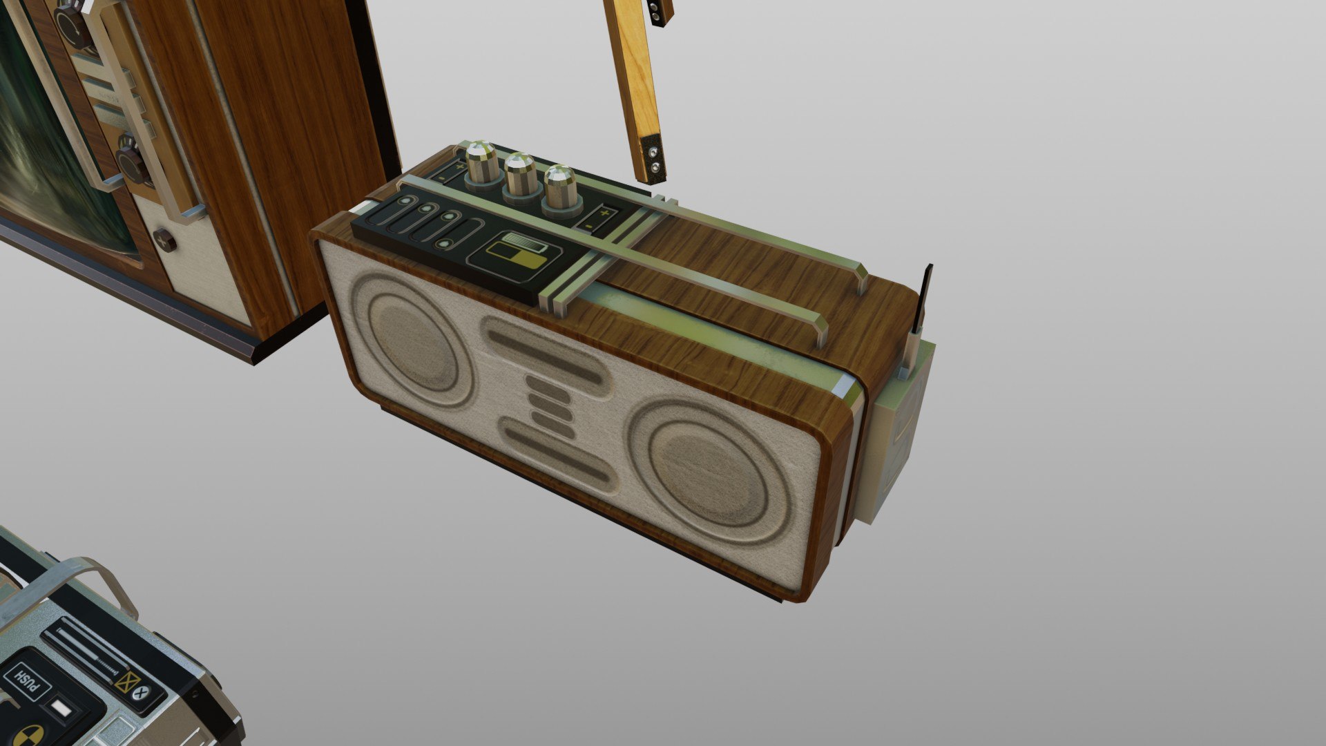 Retro Electronics 3D Model - TurboSquid 2258024