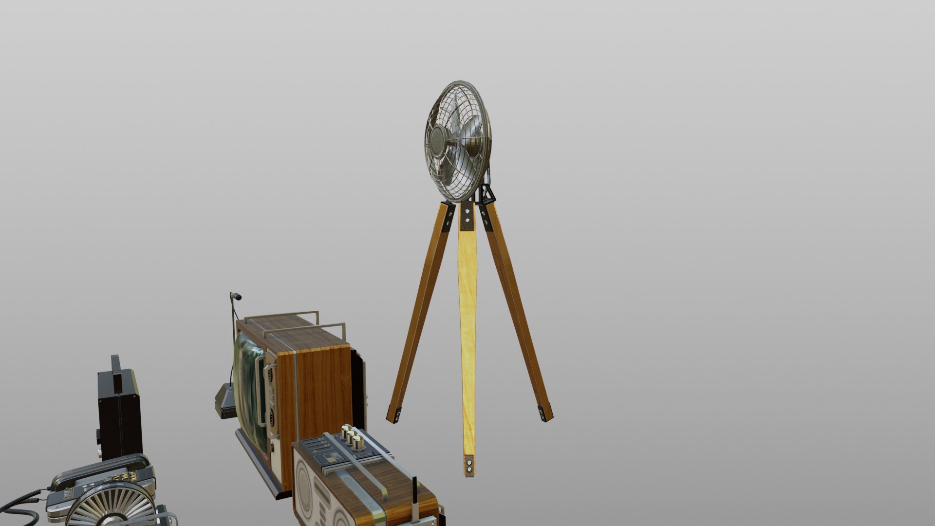 Retro Electronics 3D Model - TurboSquid 2258024