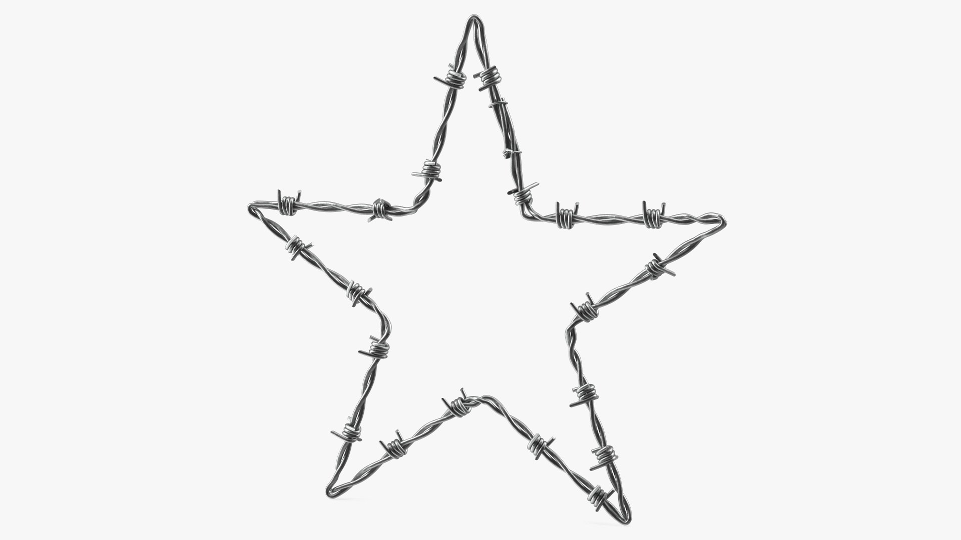 Star Shaped Barbed Wire 3D model - TurboSquid 1819212