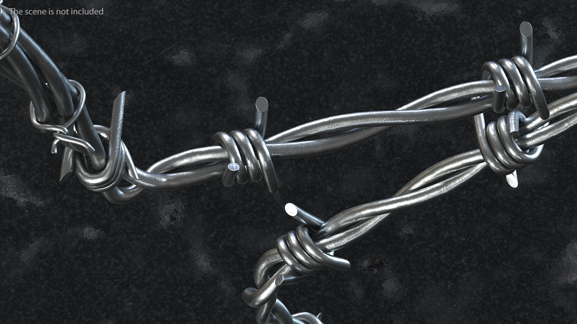 Star Shaped Barbed Wire 3D Model - TurboSquid 1819212