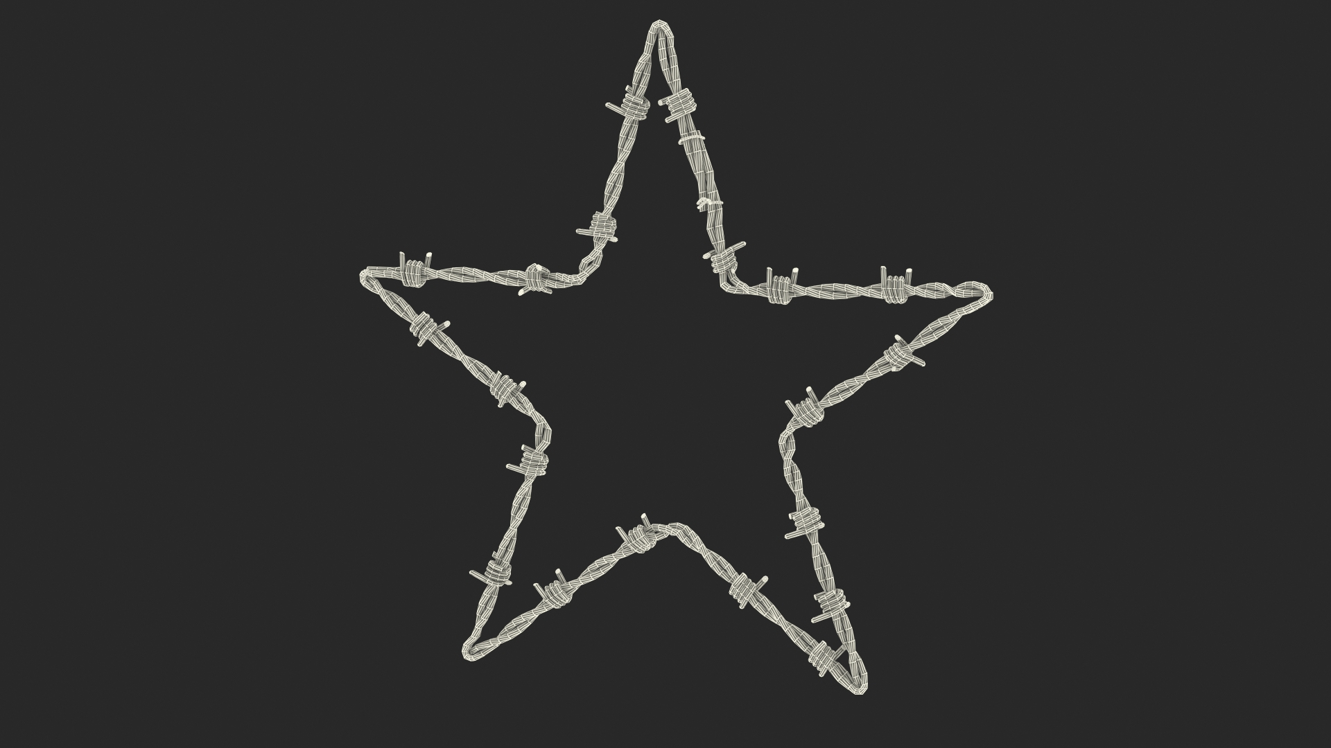 Star Shaped Barbed Wire 3D Model - TurboSquid 1819212