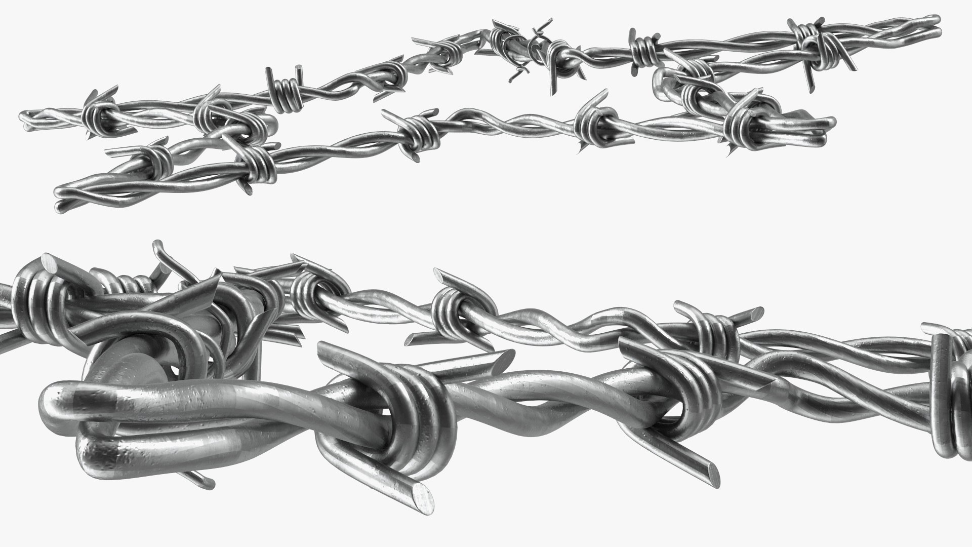 Star Shaped Barbed Wire 3D Model - TurboSquid 1819212
