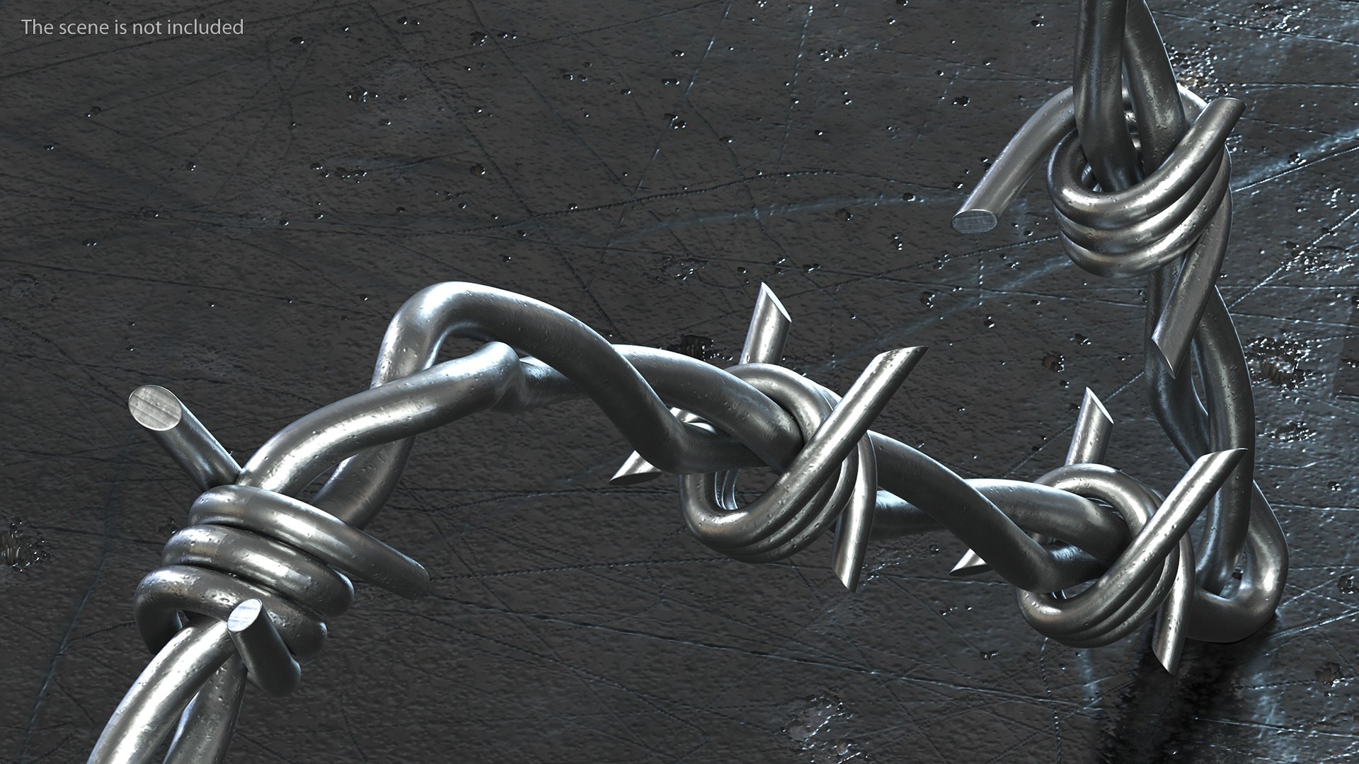 Star Shaped Barbed Wire 3D Model - TurboSquid 1819212