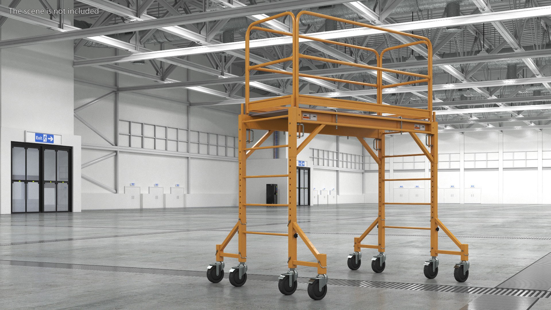 Multi Purpose Scaffold Yellow 3D model - TurboSquid 2128846