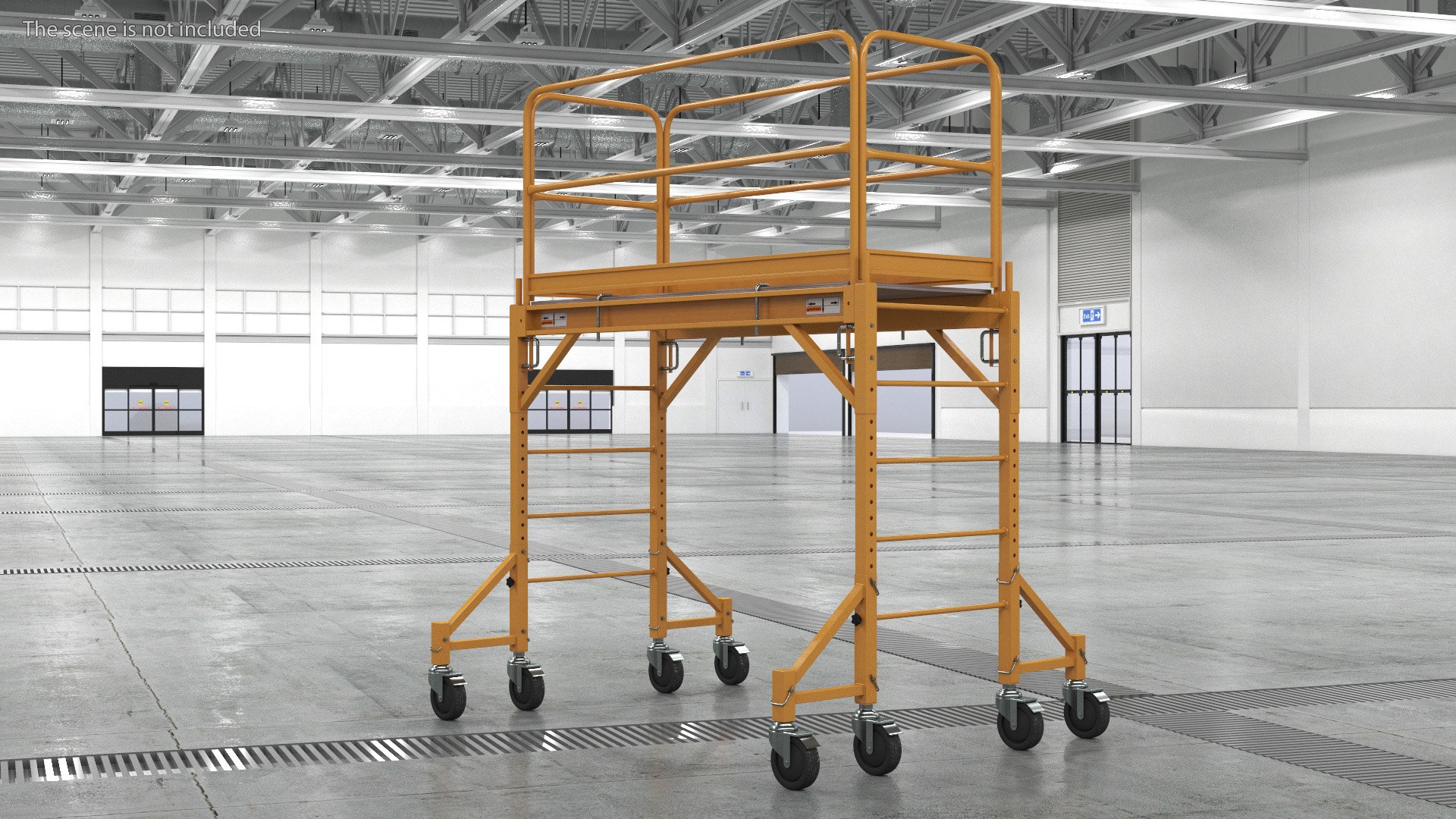 Multi Purpose Scaffold Yellow 3D model - TurboSquid 2128846