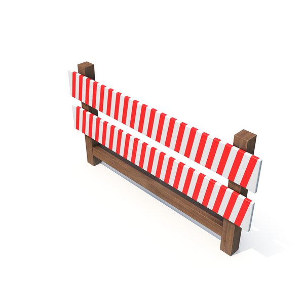 3D model wood barrier - TurboSquid 1958898