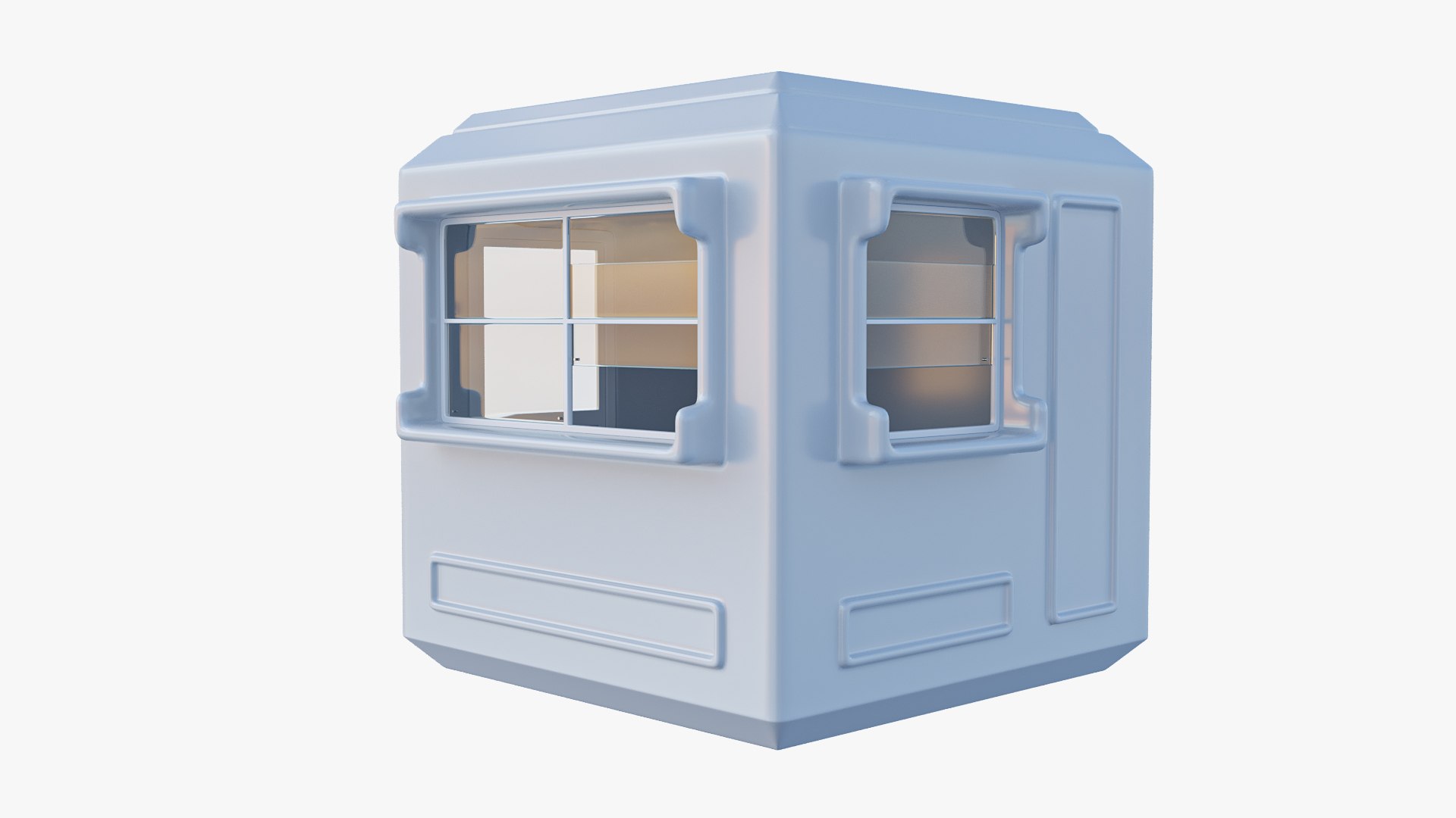 Security Guard Booth 3D Model - TurboSquid 2141874