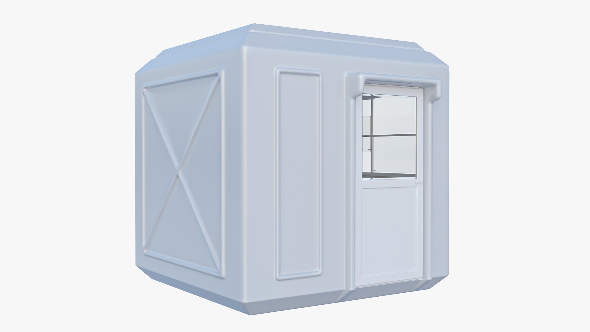 Security Guard Booth 3D Model - TurboSquid 2141874