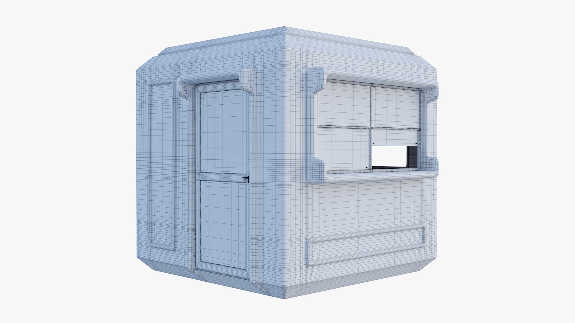 Security Guard Booth 3D Model - TurboSquid 2141874