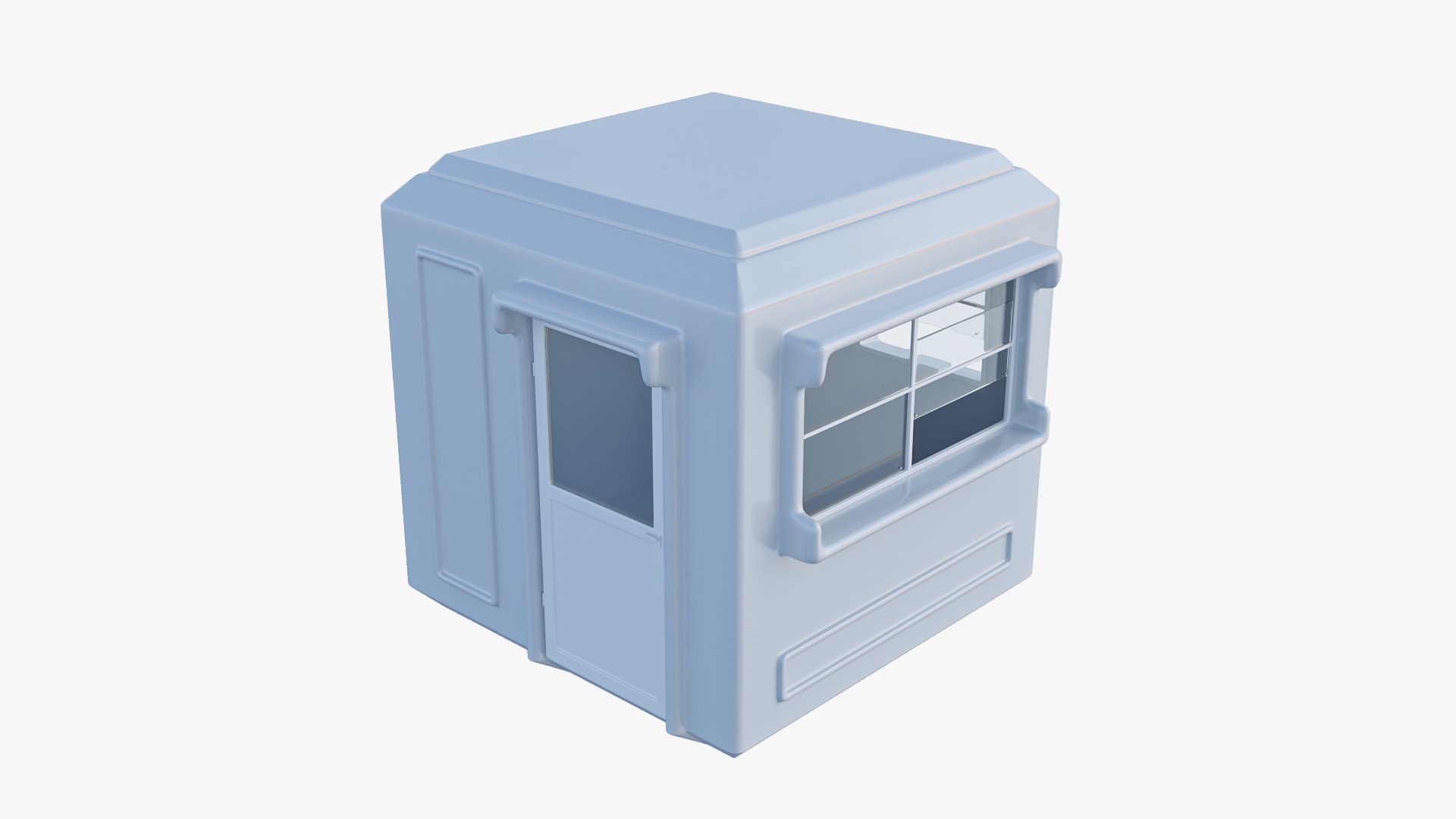 Security Guard Booth 3D Model - TurboSquid 2141874