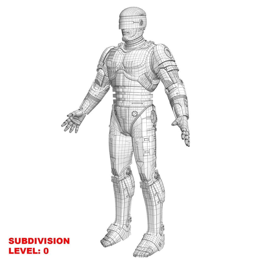 3D RoboCop Movie 1987 Model - TurboSquid 2431490